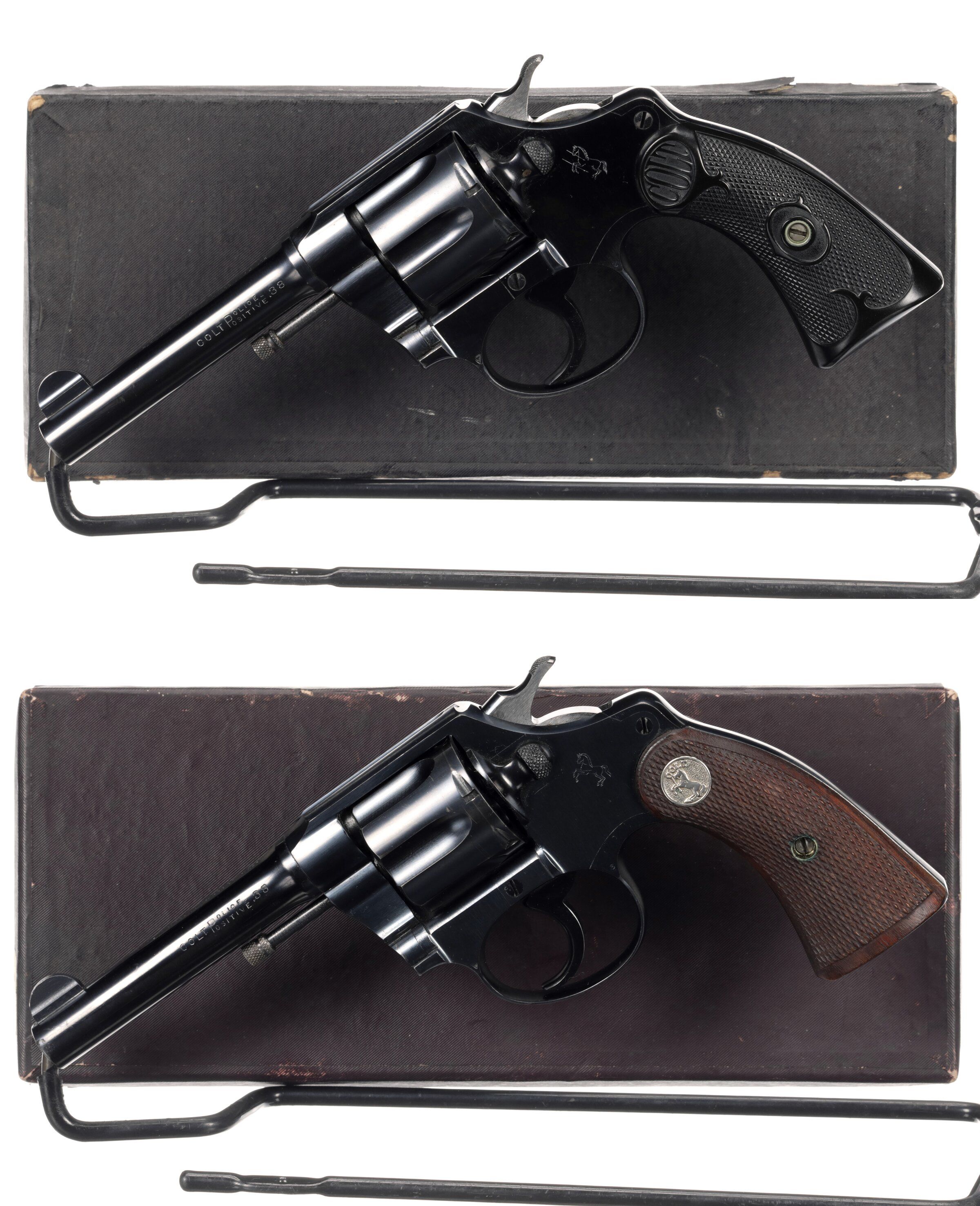 Two Colt Police Positive Double Action Revolvers with Boxes | Rock Island Auction
