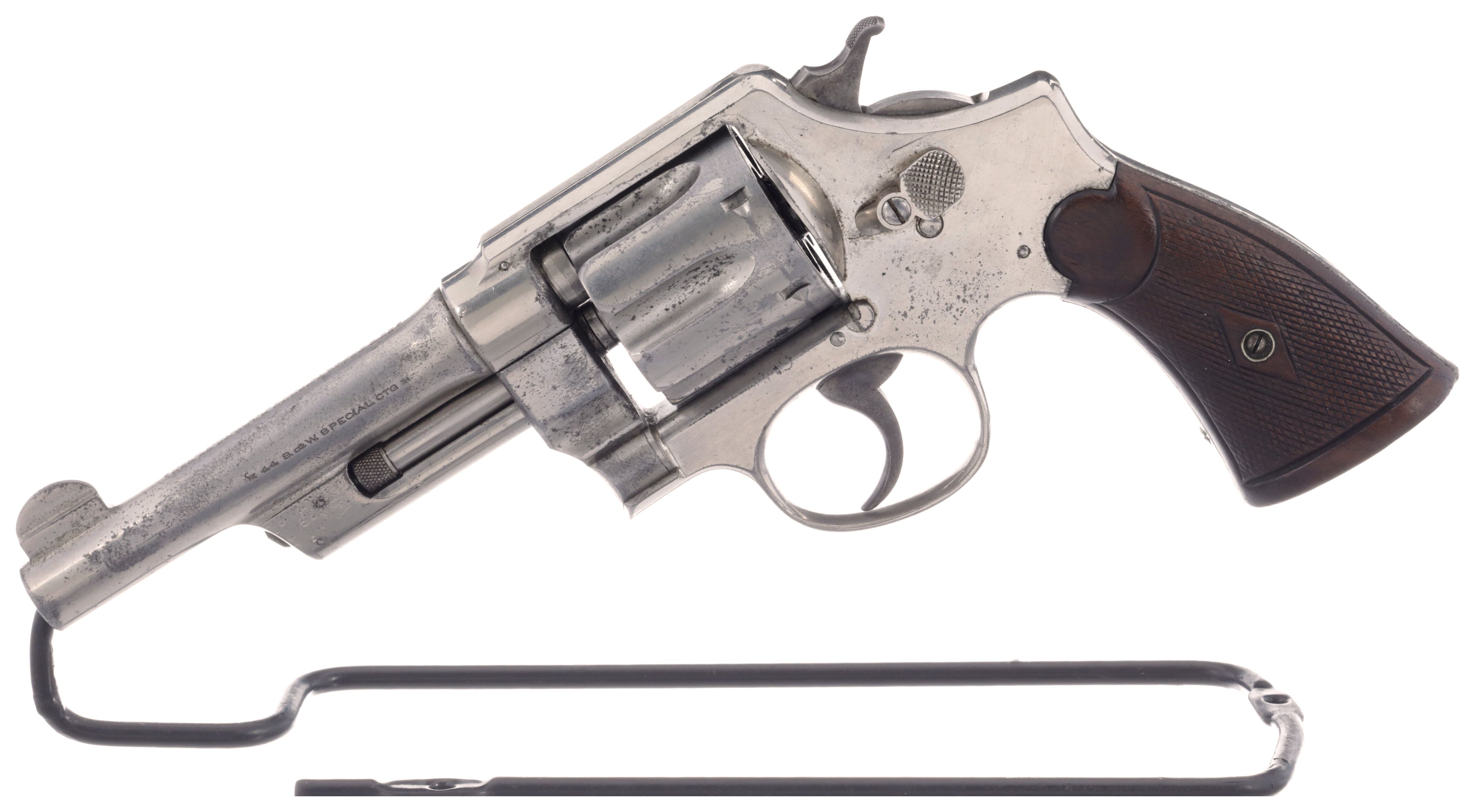 Smith & Wesson .44 Hand Ejector 1st Model Triple Lock Revolver | Rock ...