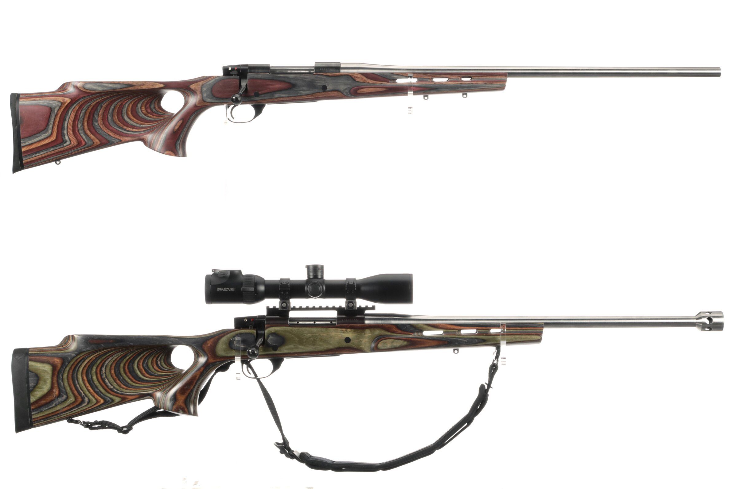 Two Weatherby Vanguard Bolt Action Rifles | Rock Island Auction