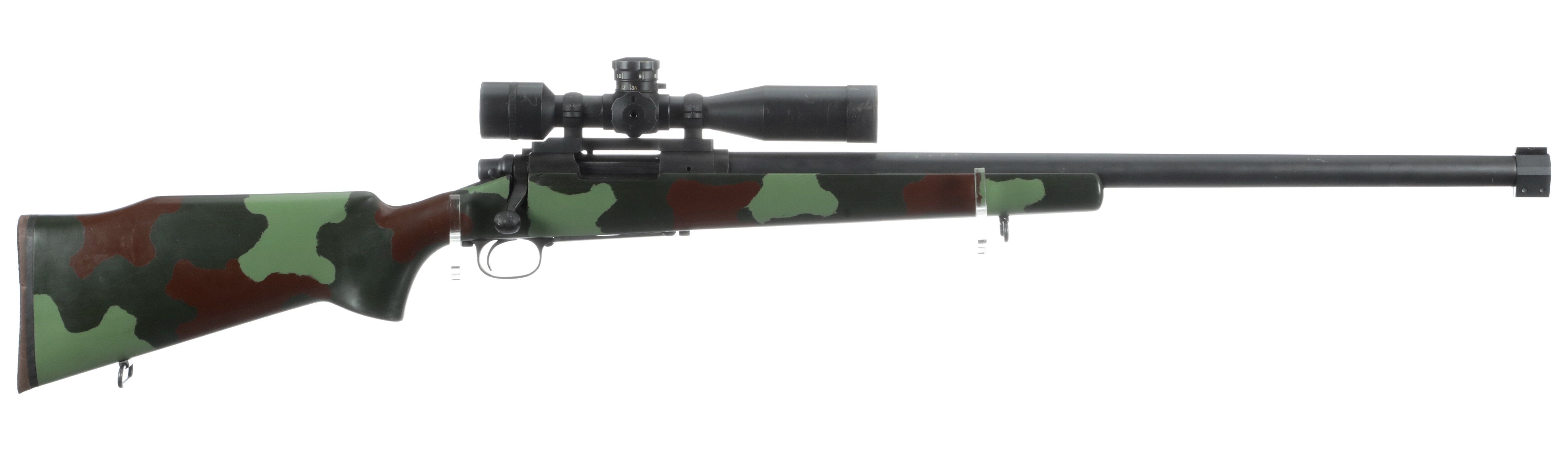 Remington Model 700 Bolt Action Rifle with USMC Sniper Scope | Rock ...