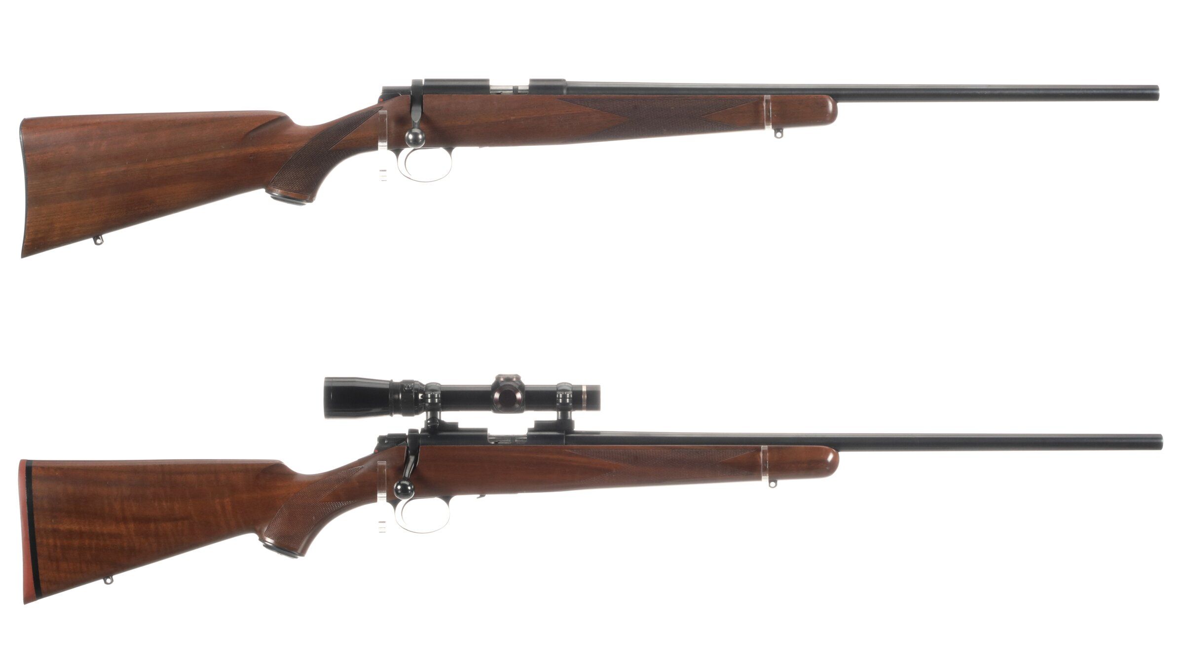Two Kimber Model 82 Bolt Action Rifles | Rock Island Auction