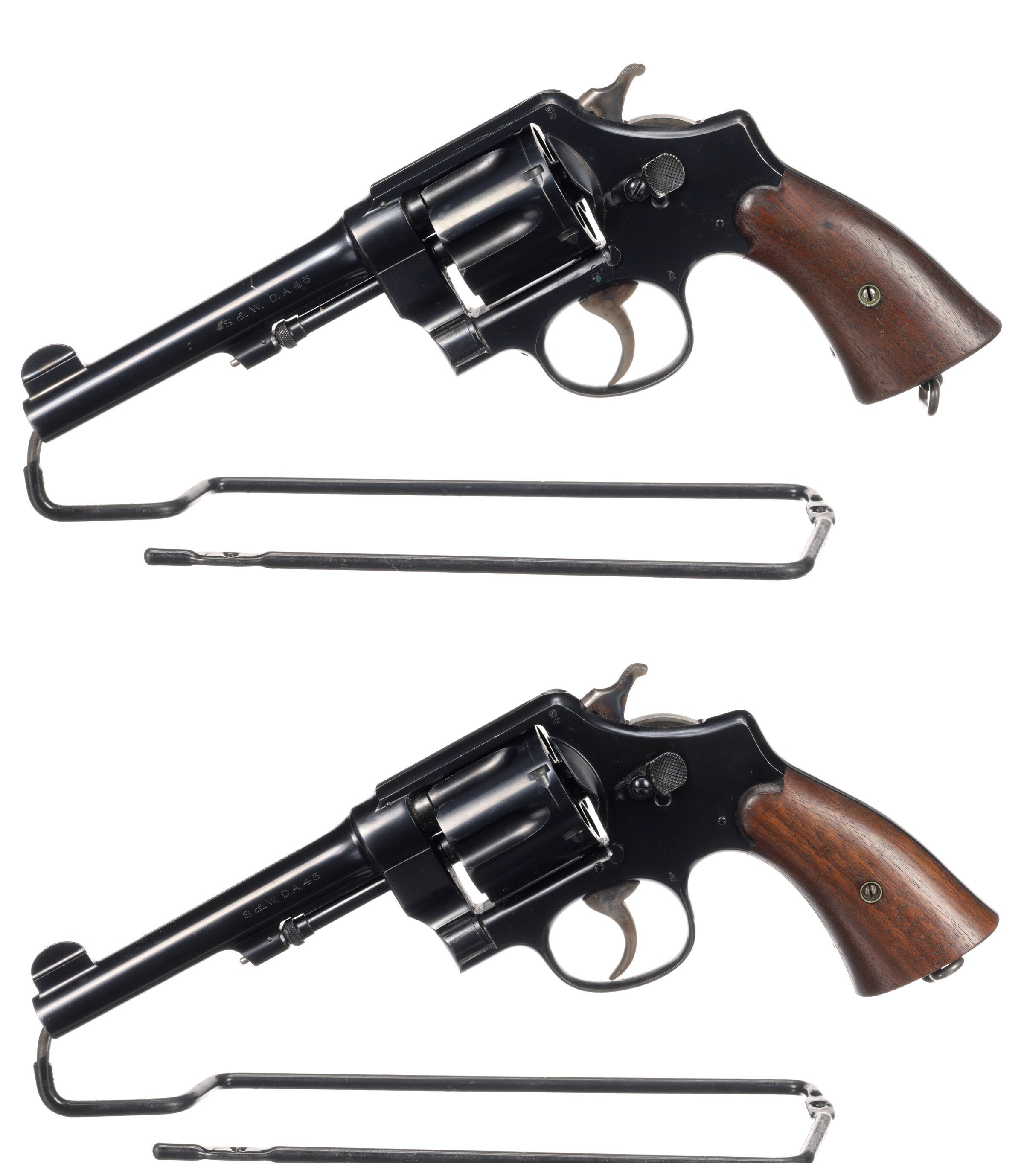 Two U.S. Smith & Wesson Model 1917 Double Action Revolvers | Rock Island Auction