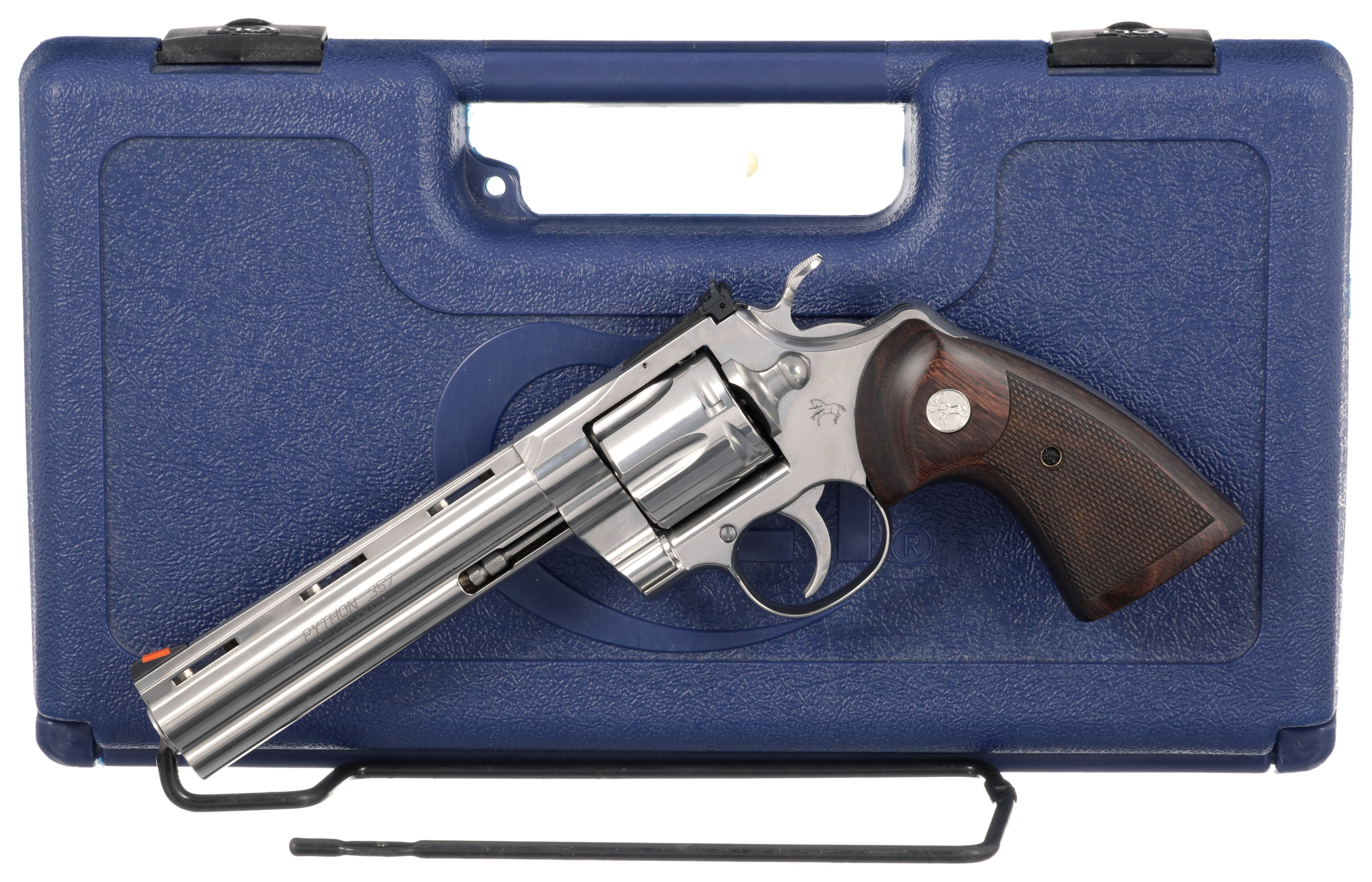 Colt Python Double Action Revolver with Case | Rock Island Auction