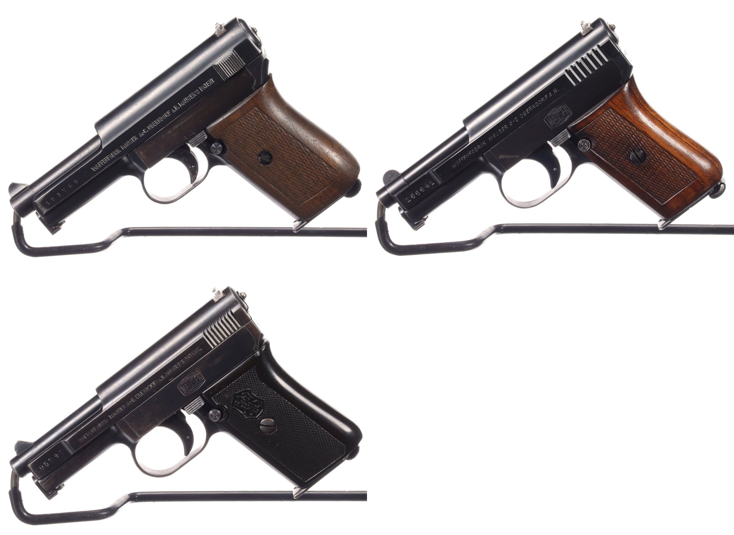 Three Mauser Semi-Automatic Pistols | Rock Island Auction