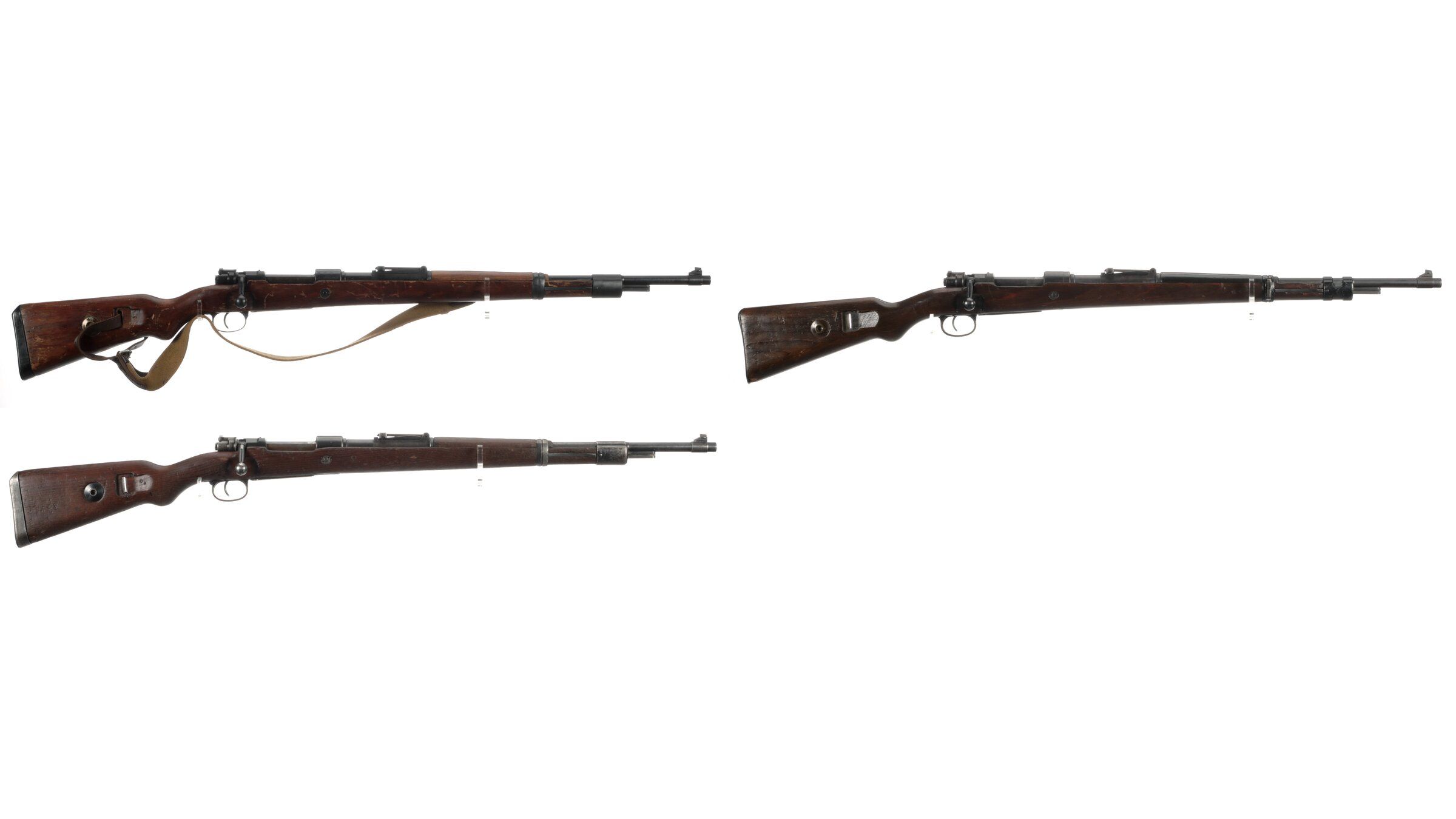 Three German K98k Bolt Action Rifles | Rock Island Auction