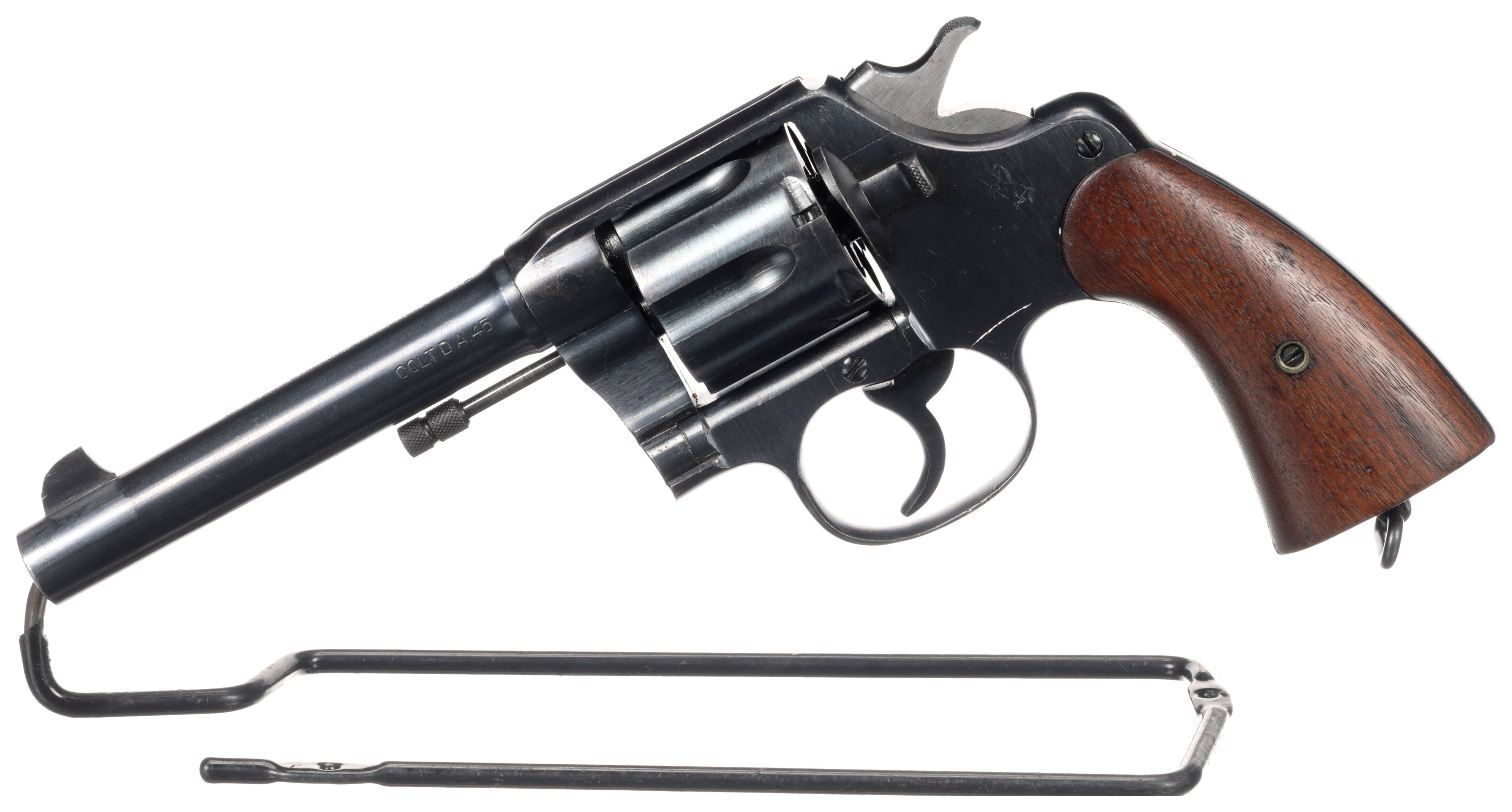 World War I U.S. Colt Model 1917 Double Action Revolver | Rock Island ...