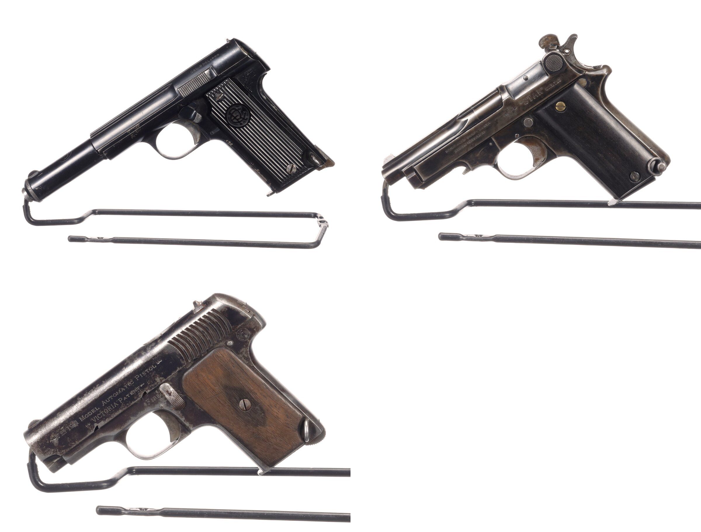 Three Spanish Semi-Automatic Pistols | Rock Island Auction