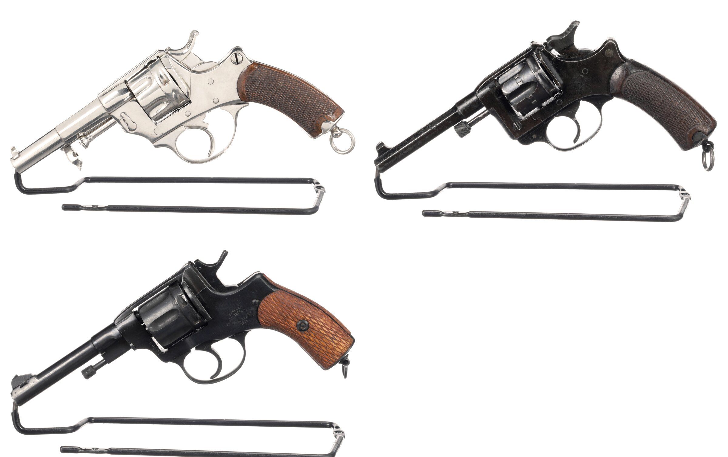 Three European Military Pattern Double Action Revolvers | Rock Island ...