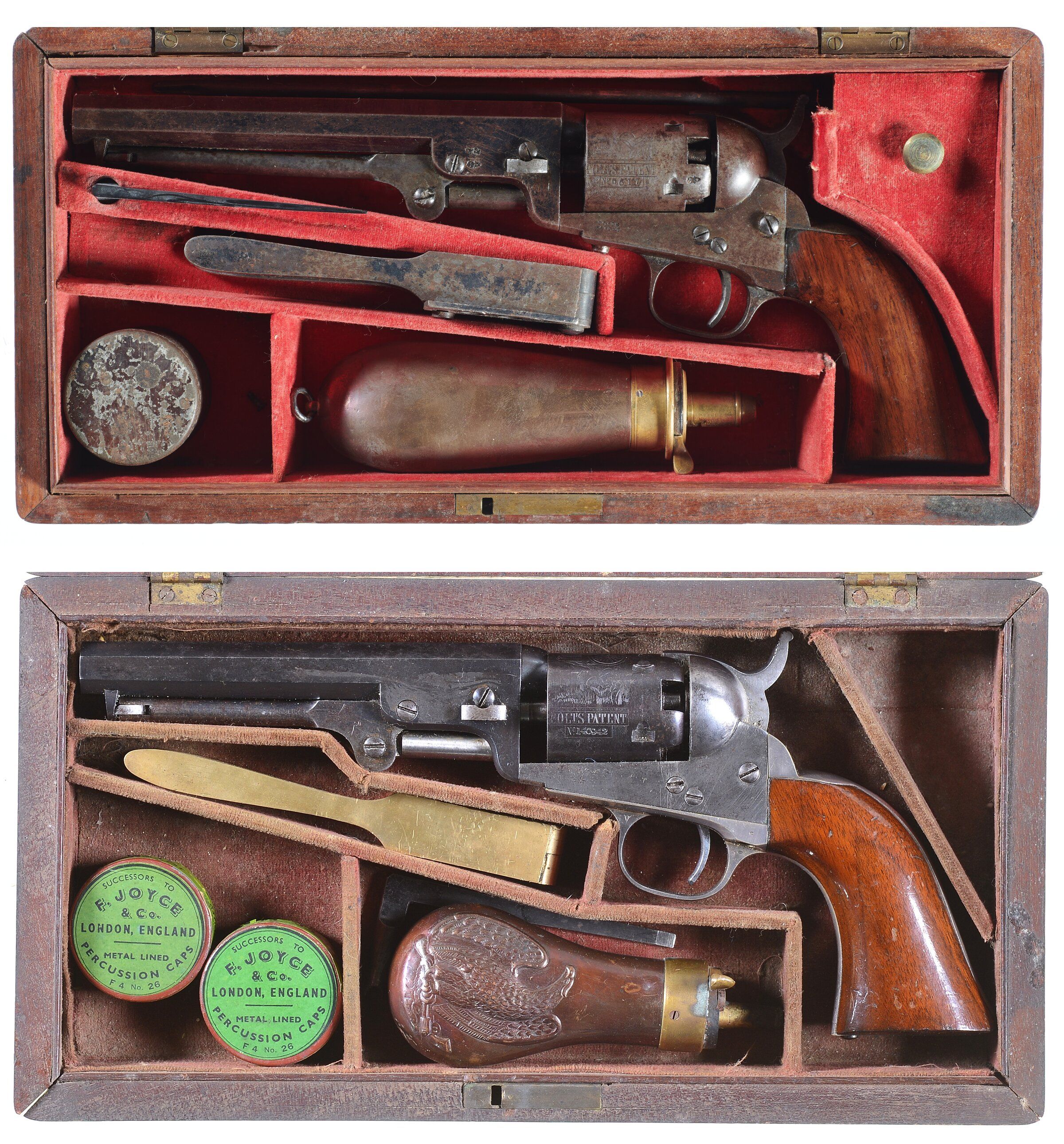 Two Cased Colt Model 1849 Pocket Percussion Revolvers | Rock Island Auction