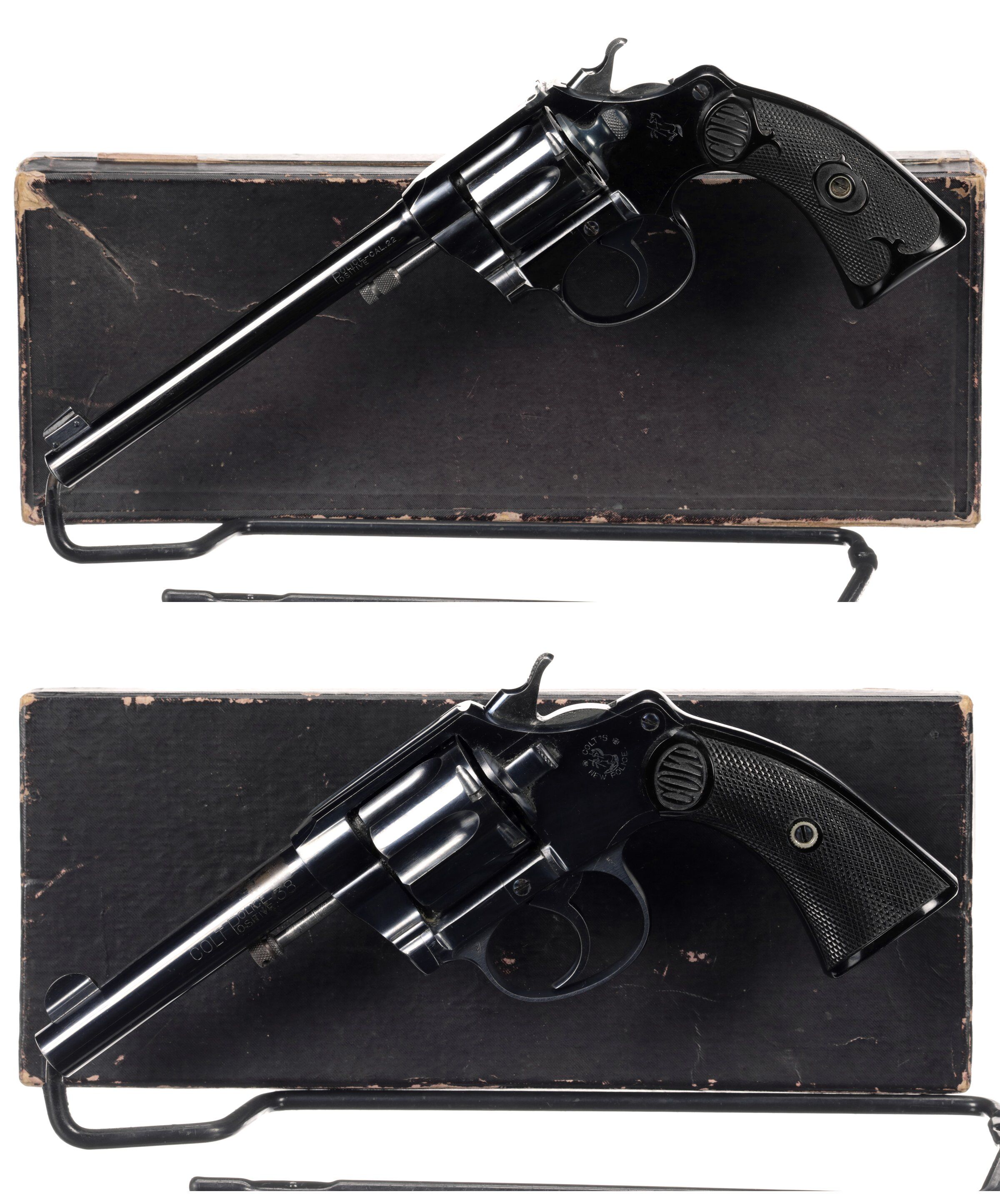 Two Colt Police Positive Double Action Revolvers with Boxes | Rock ...