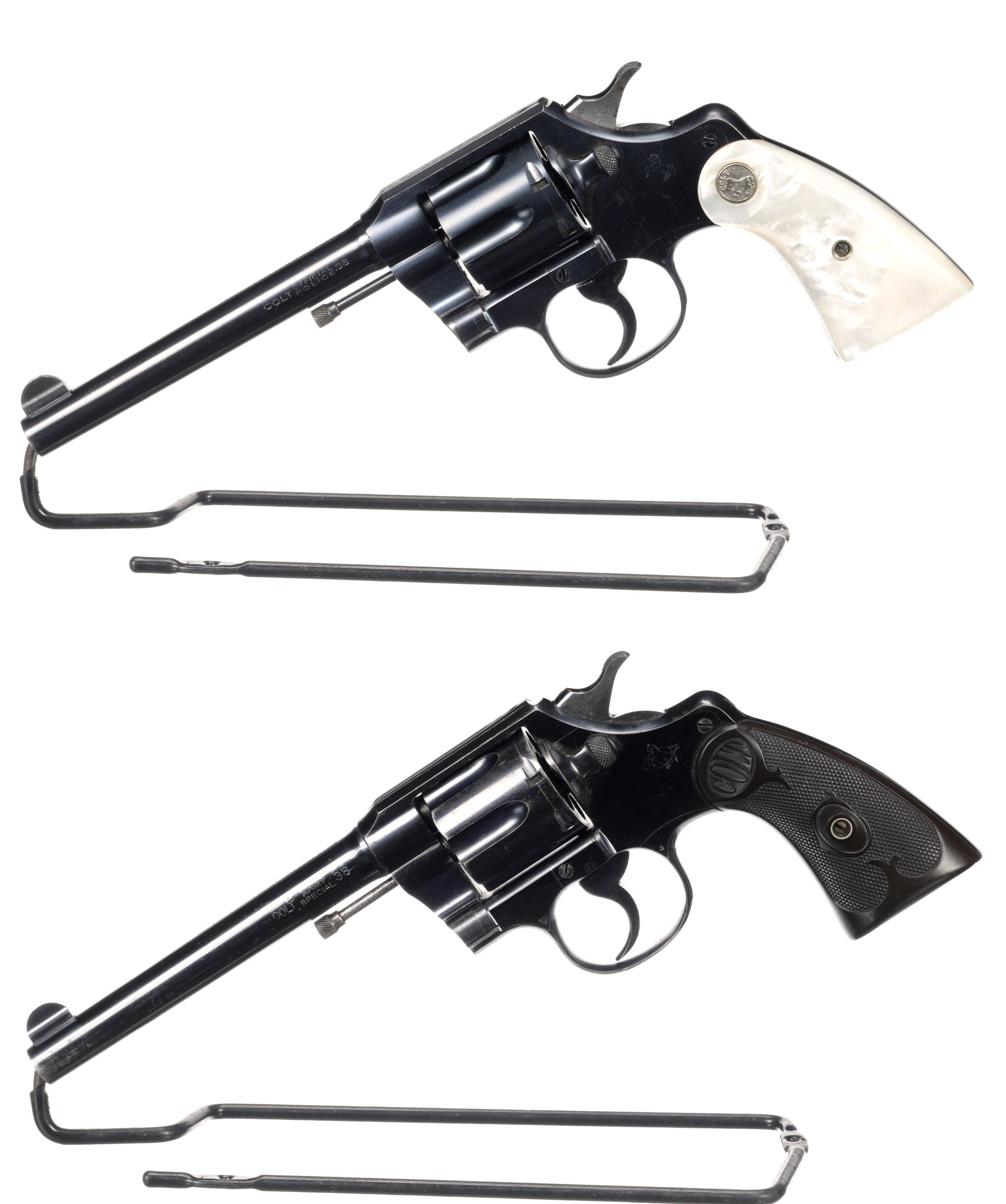 Two Colt Double Action Revolvers | Rock Island Auction