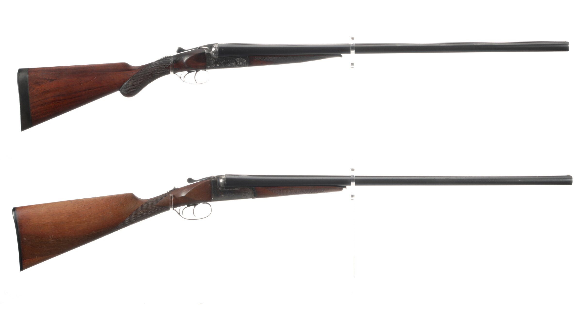 Two Engraved European Double Barrel Shotguns | Rock Island Auction