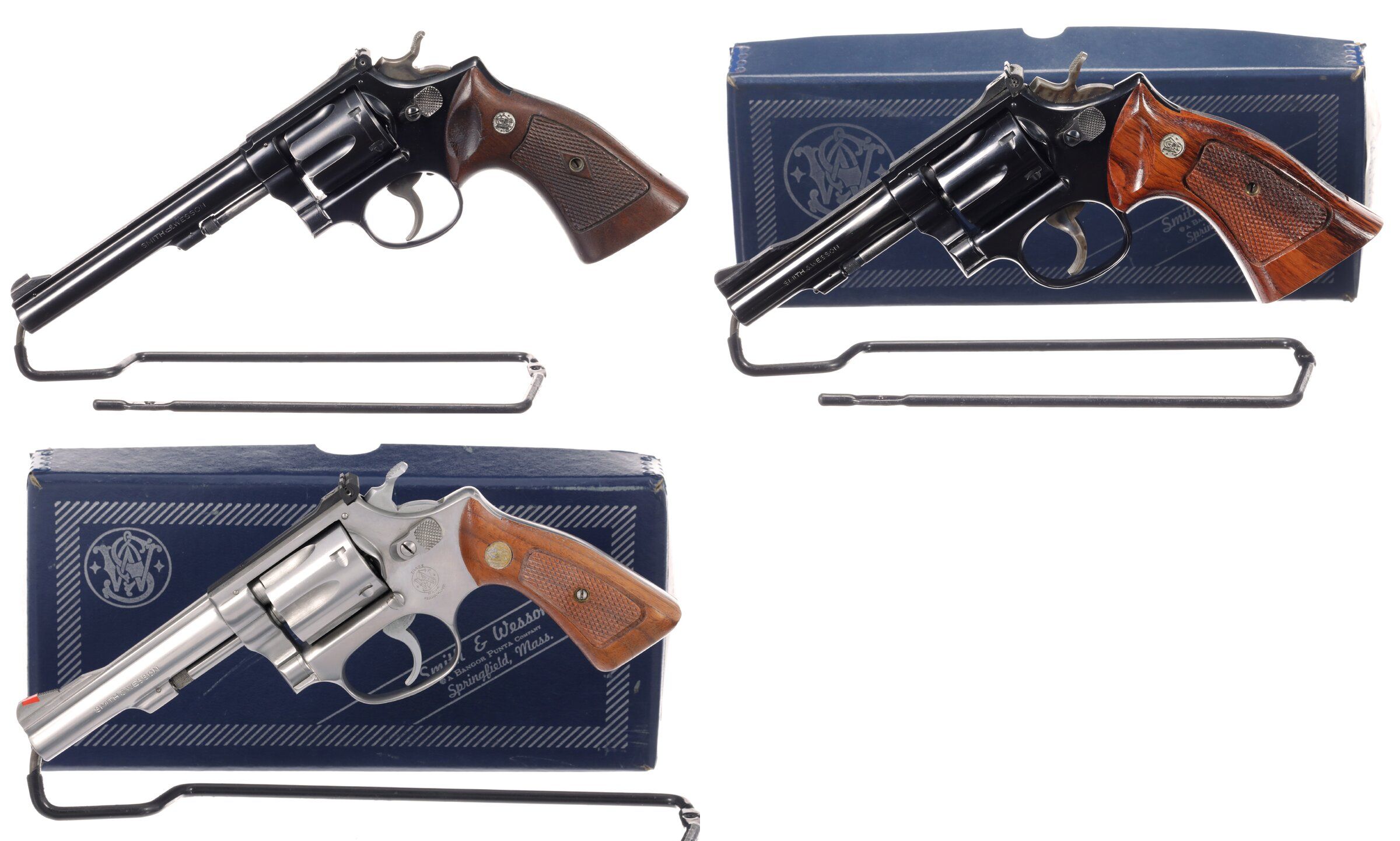Three Smith & Wesson Double Action Rimfire Revolvers | Rock Island Auction