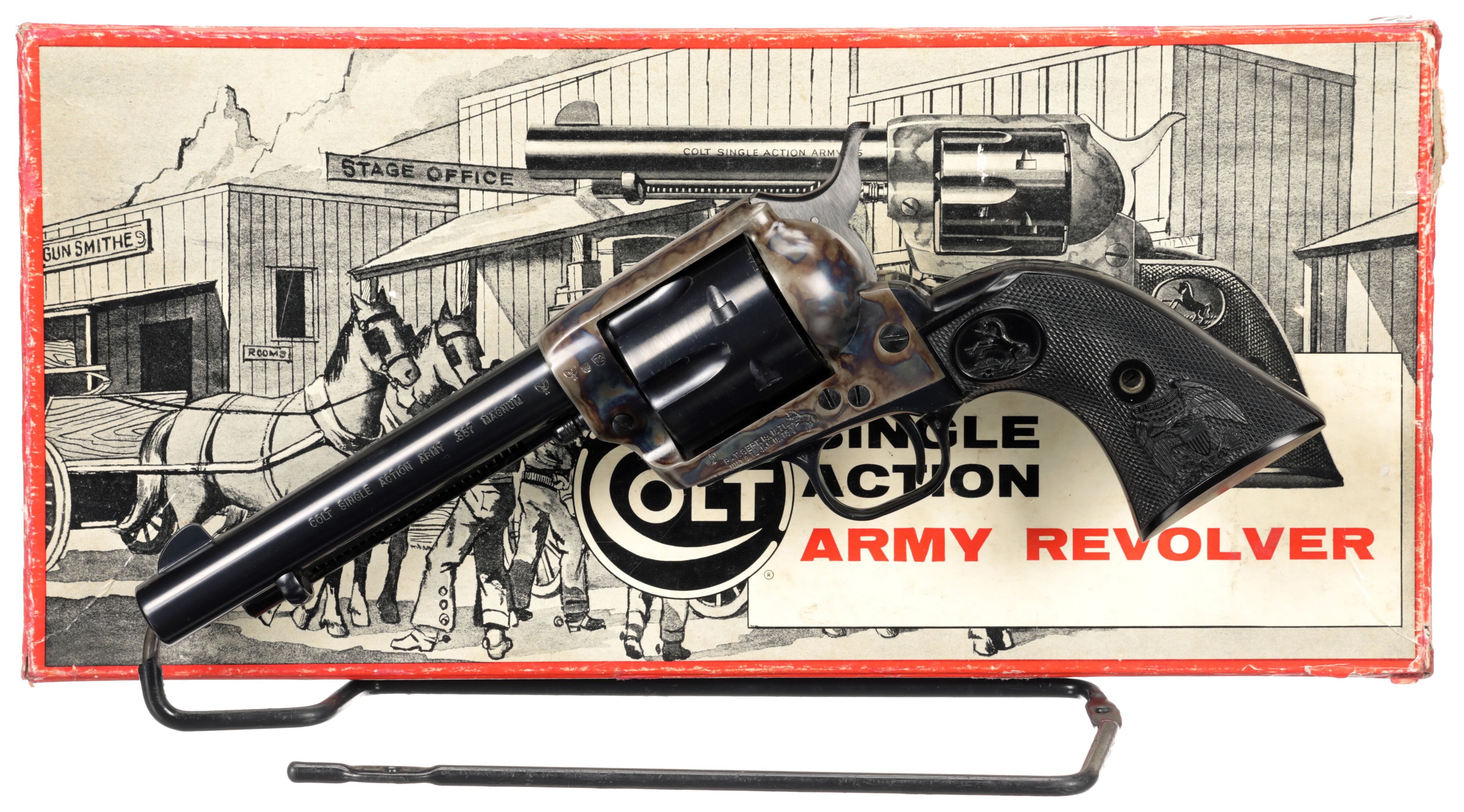 German Proofed Colt 2nd Generation Single Action Army Revolver | Rock ...
