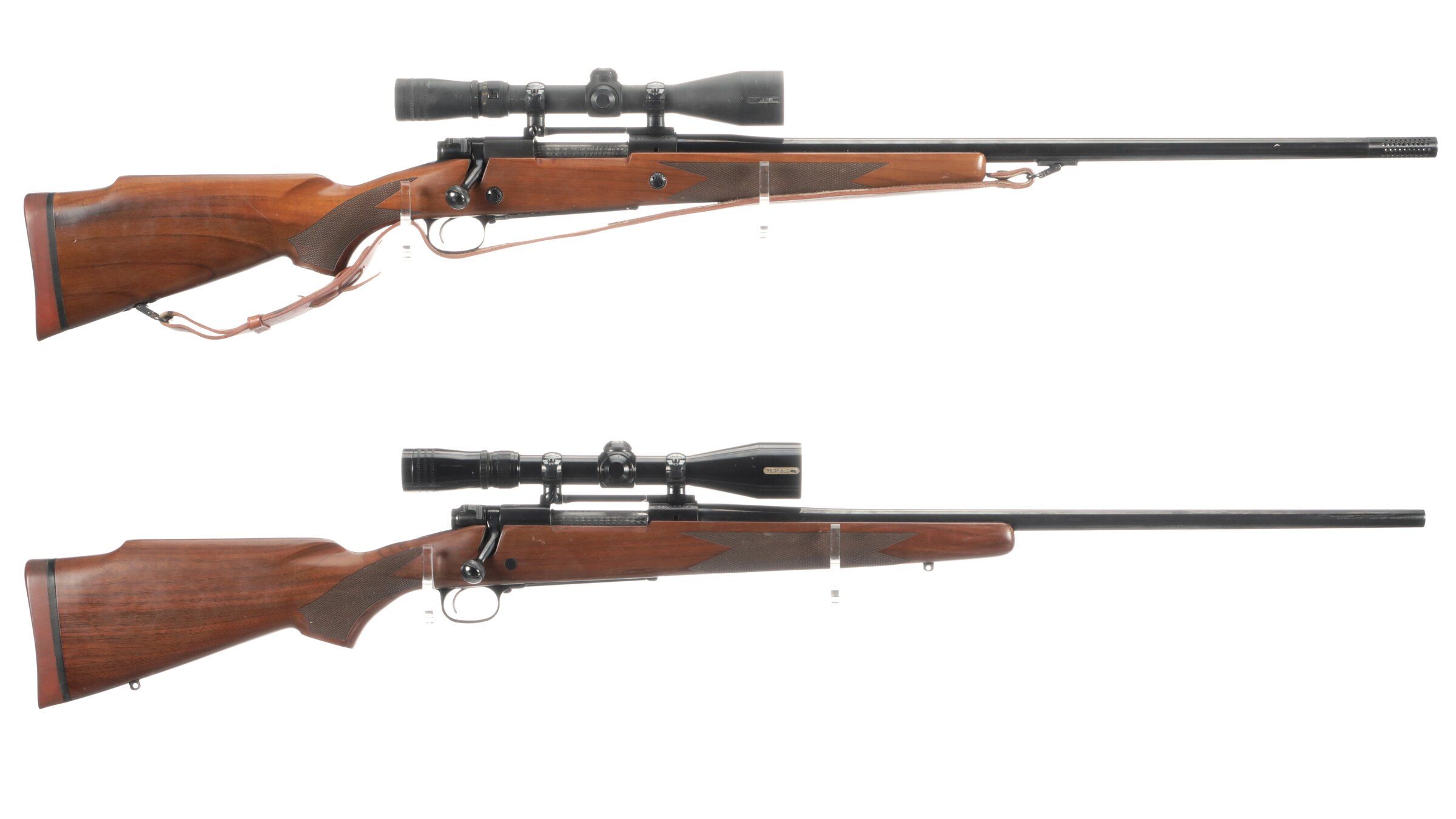 Two Winchester Model 70 Bolt Action Rifles | Rock Island Auction