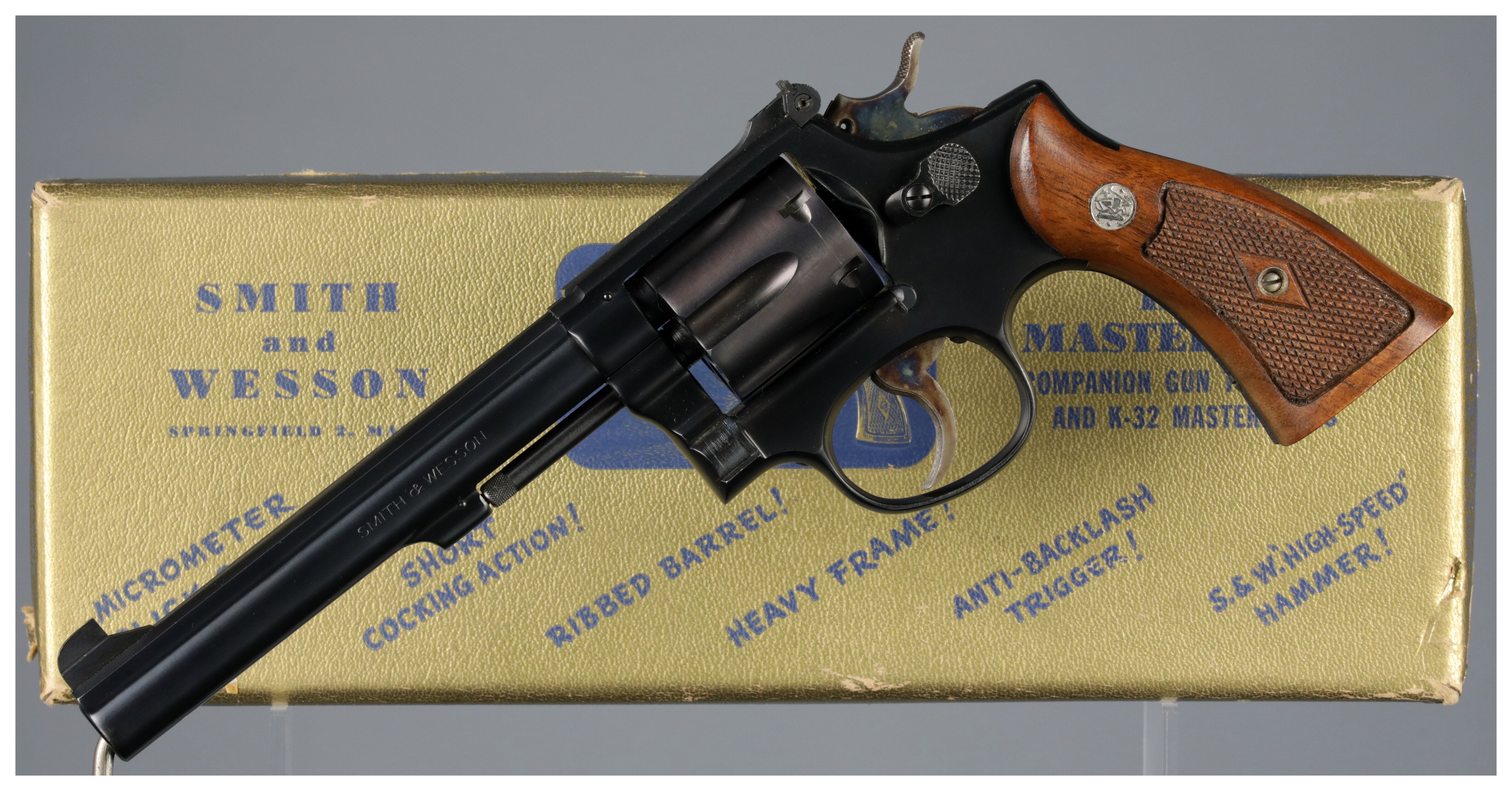 Smith & Wesson K-38 Double Action Revolver with Gold Box | Rock Island ...