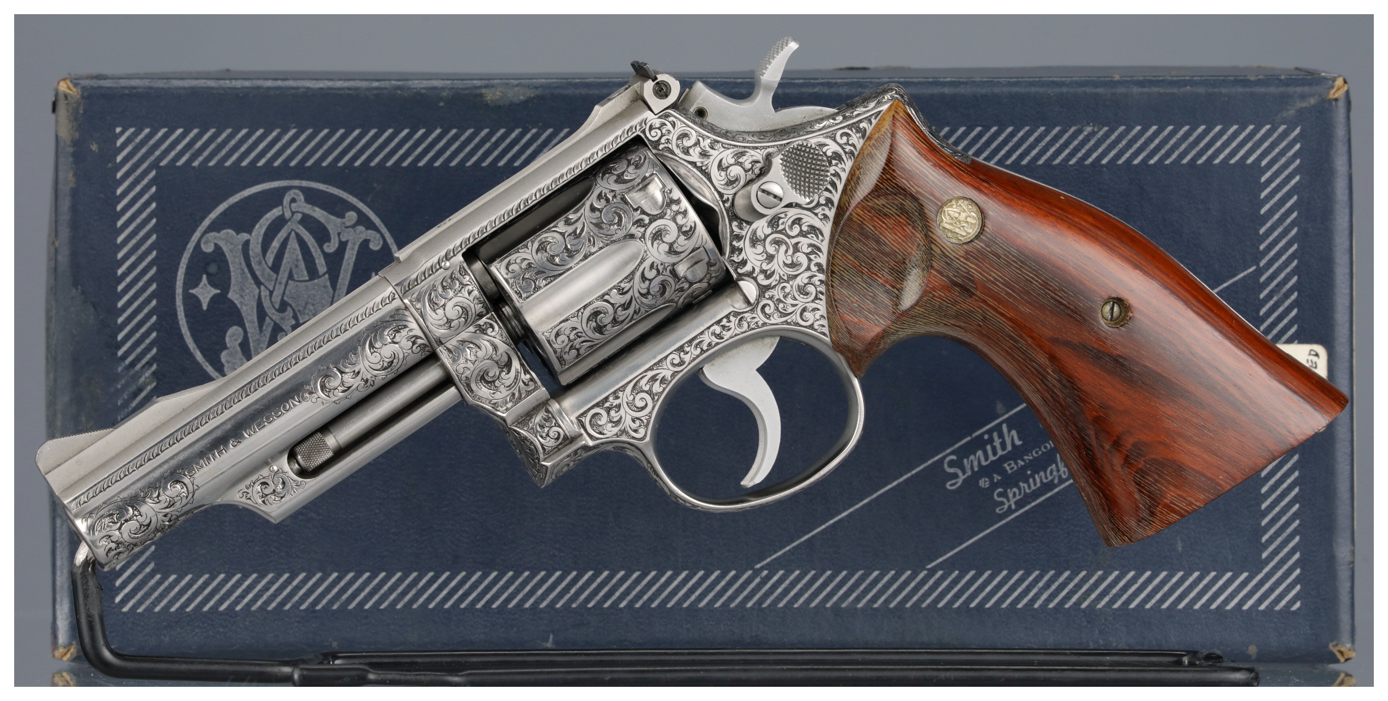 Signed and Engraved Smith & Wesson Model 66 Revolver with Box | Rock ...