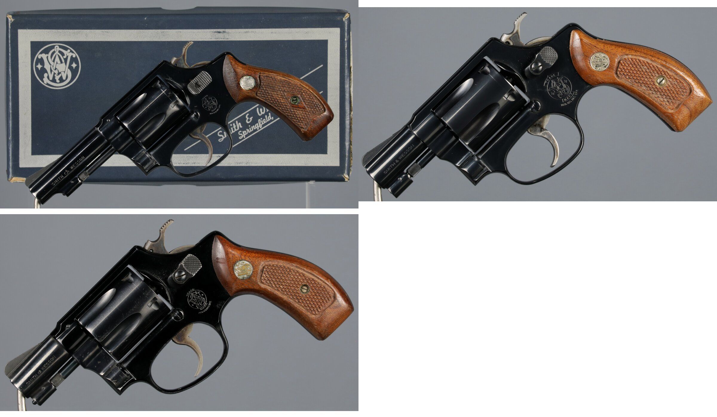 Three Smith & Wesson J-Frame Double Action Revolvers | Rock Island Auction