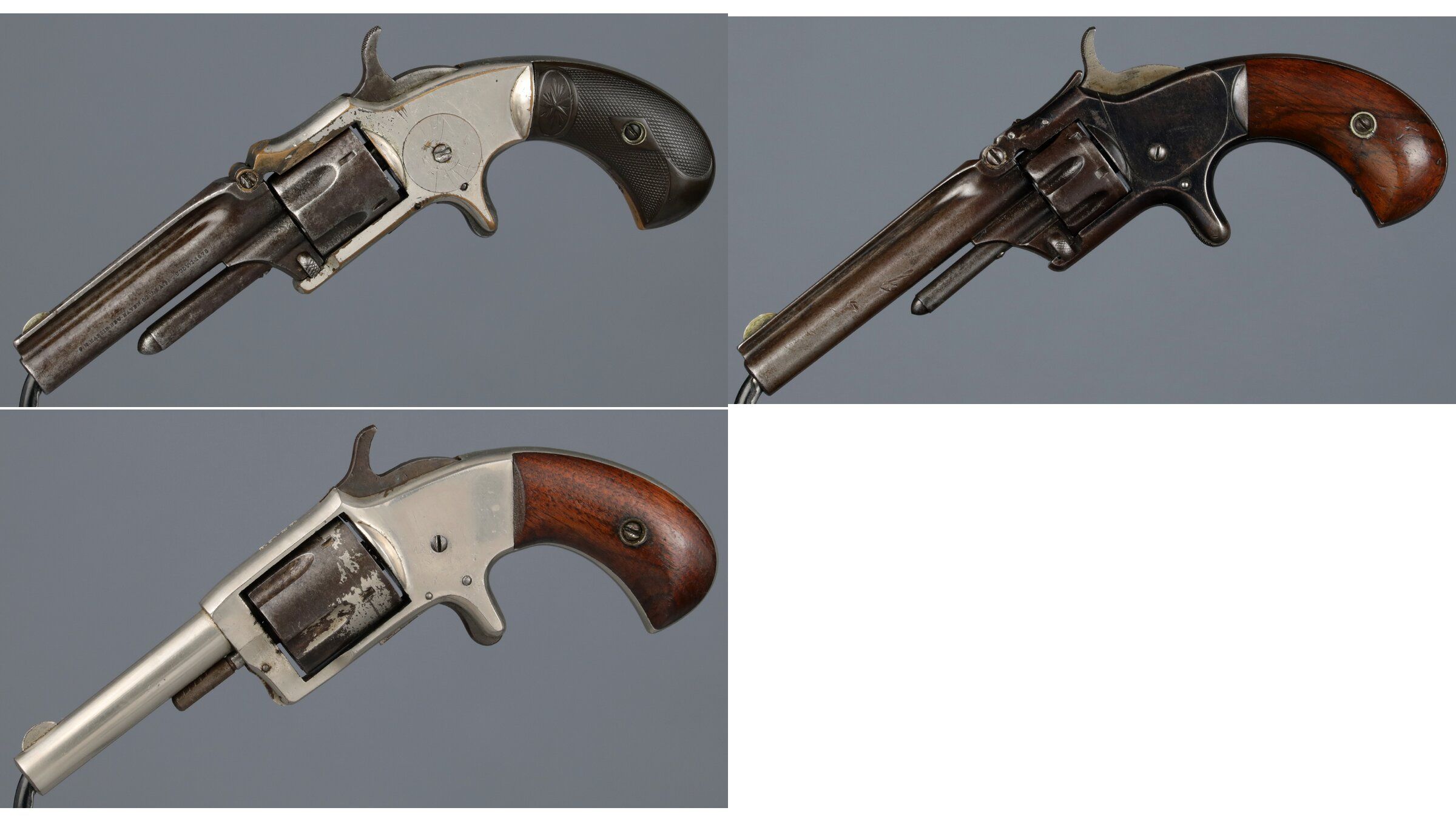 Three Antique American Spur Trigger Revolvers | Rock Island Auction