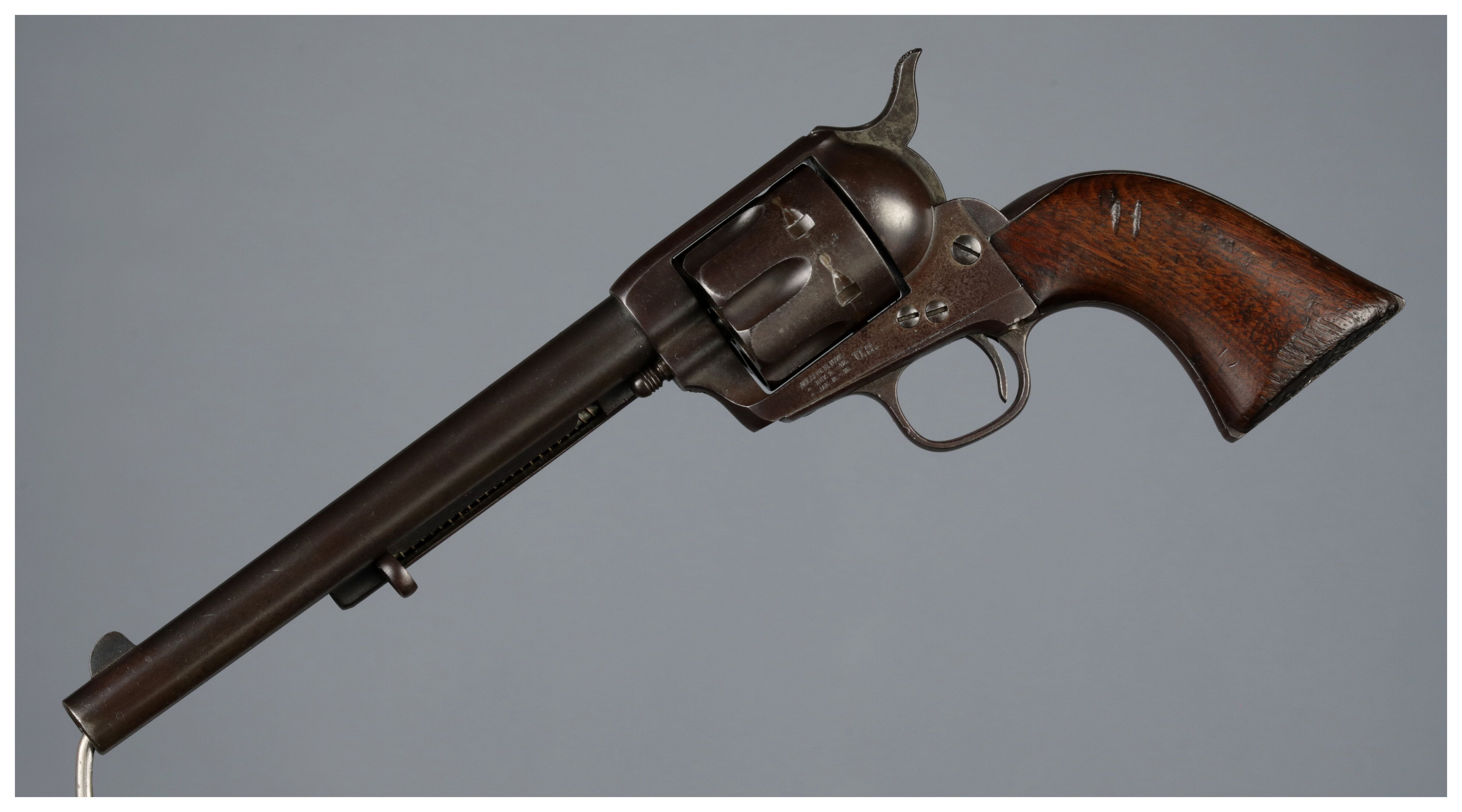 Colt Cavalry Single Action Army Revolver with Kopec Letter & Rig | Rock ...
