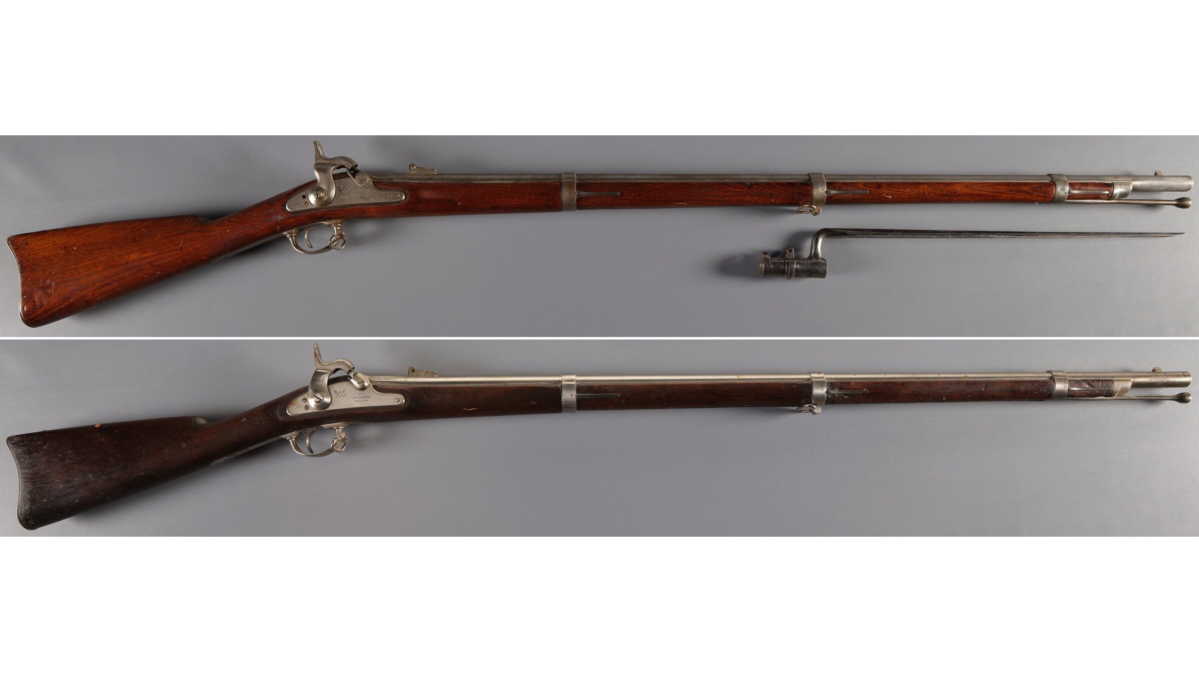 Two Civil War U.S. Model 1861 Percussion Rifle-Muskets | Rock Island ...