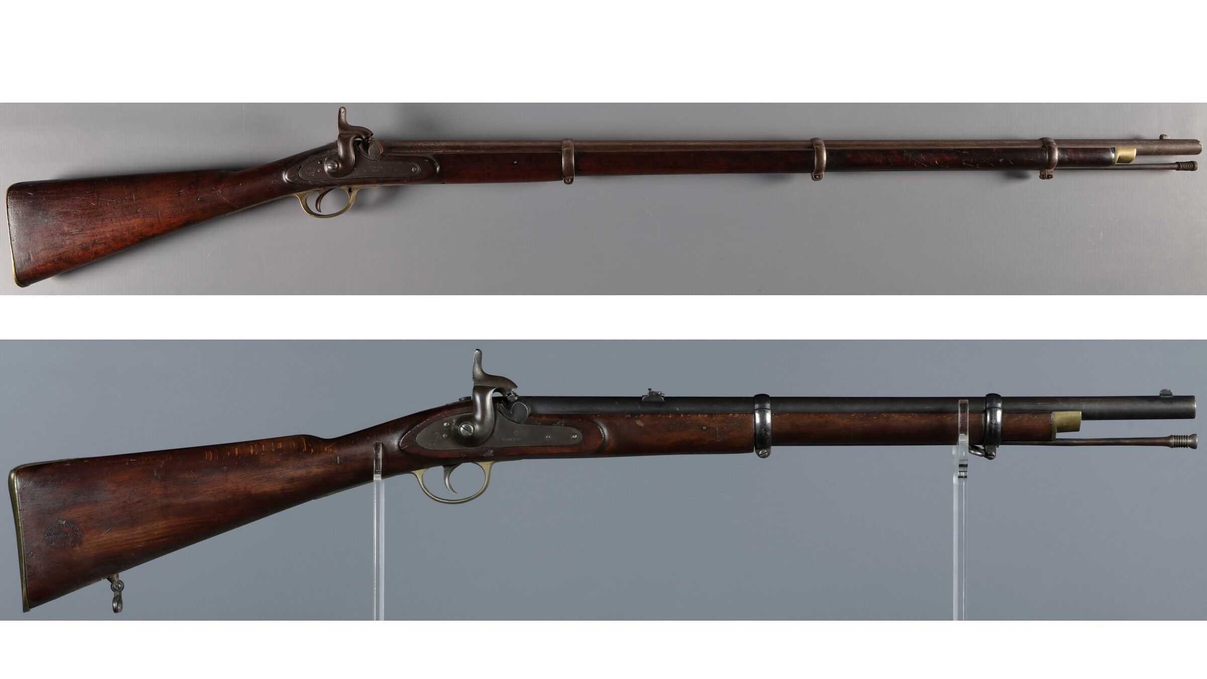 Two Enfield Percussion Rifles | Rock Island Auction