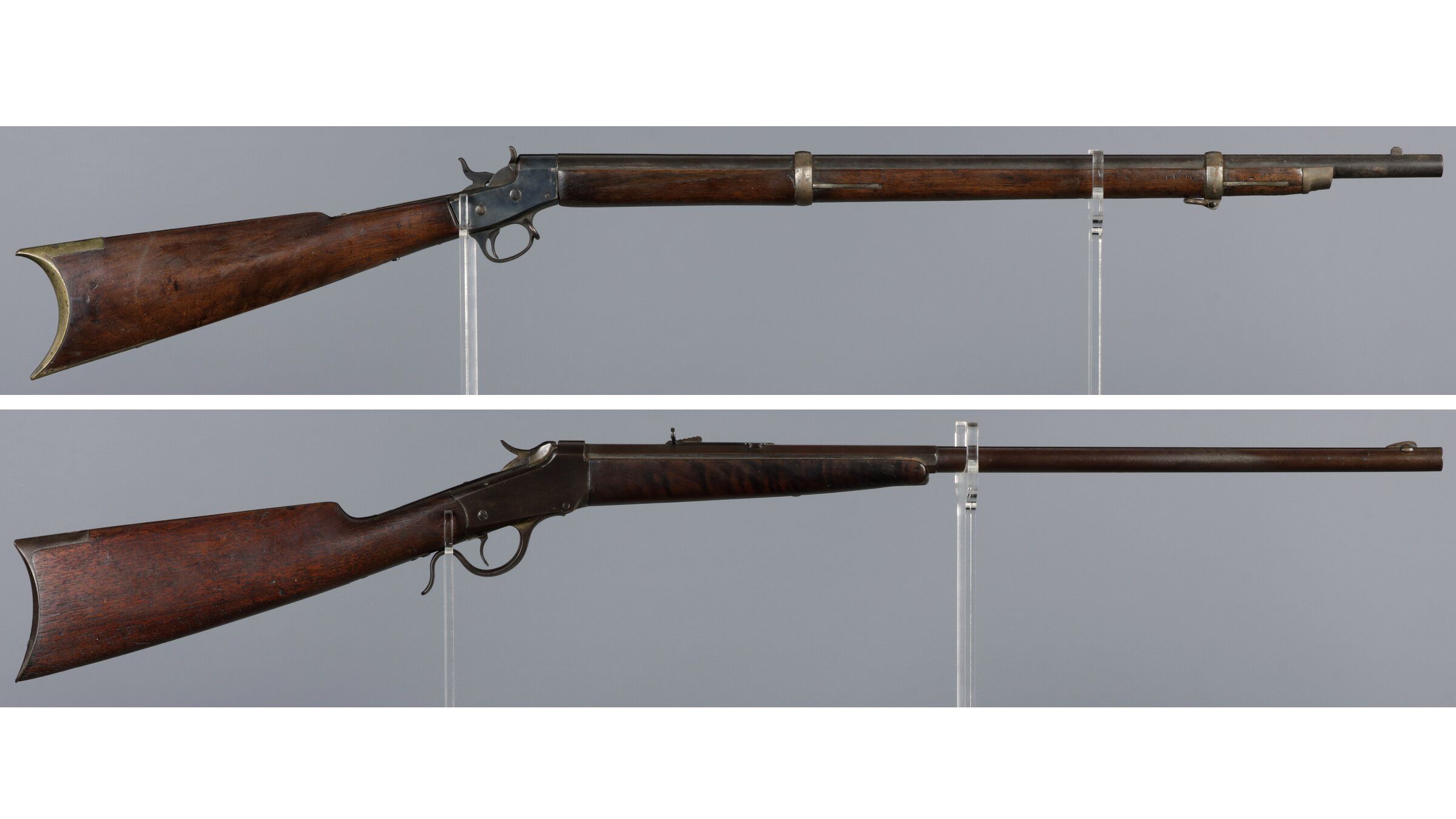 Two Antique American Single Shot Rifles | Rock Island Auction