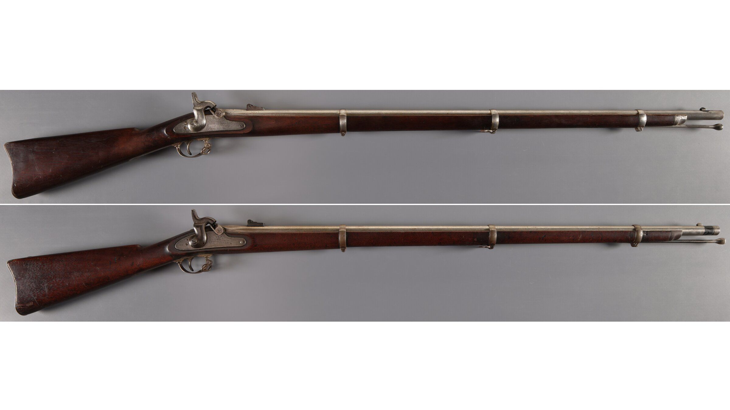 Two Civil War U.S. Special Model 1861 Percussion Rifle-Muskets | Rock ...