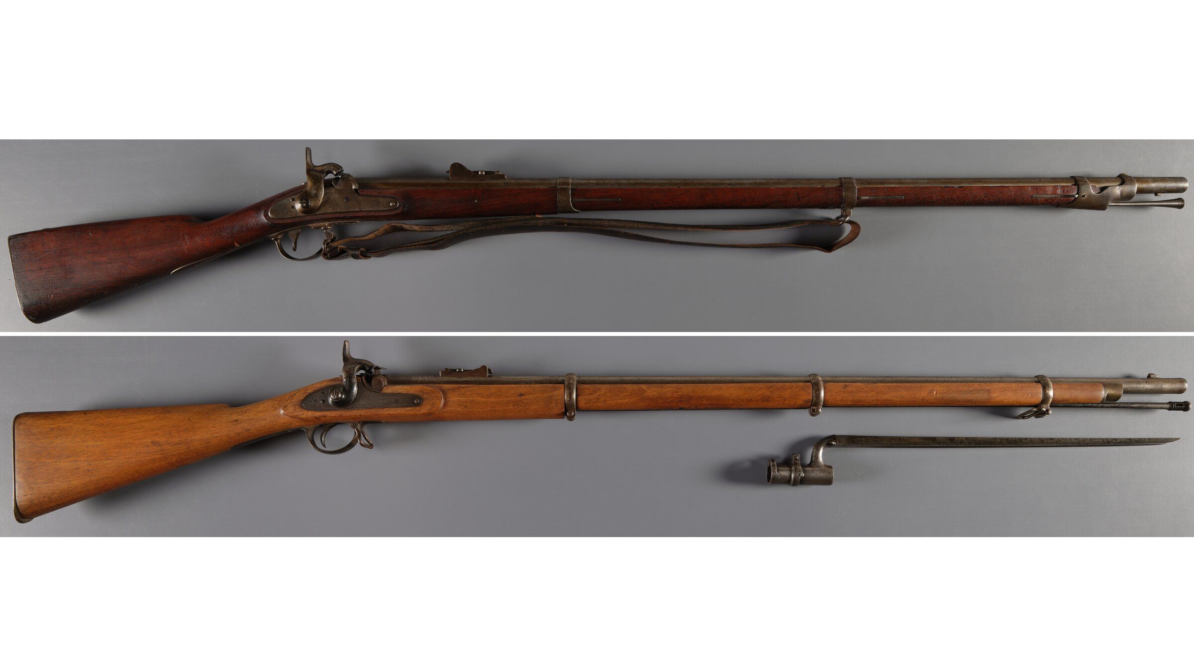 Two Martial Percussion Muskets | Rock Island Auction