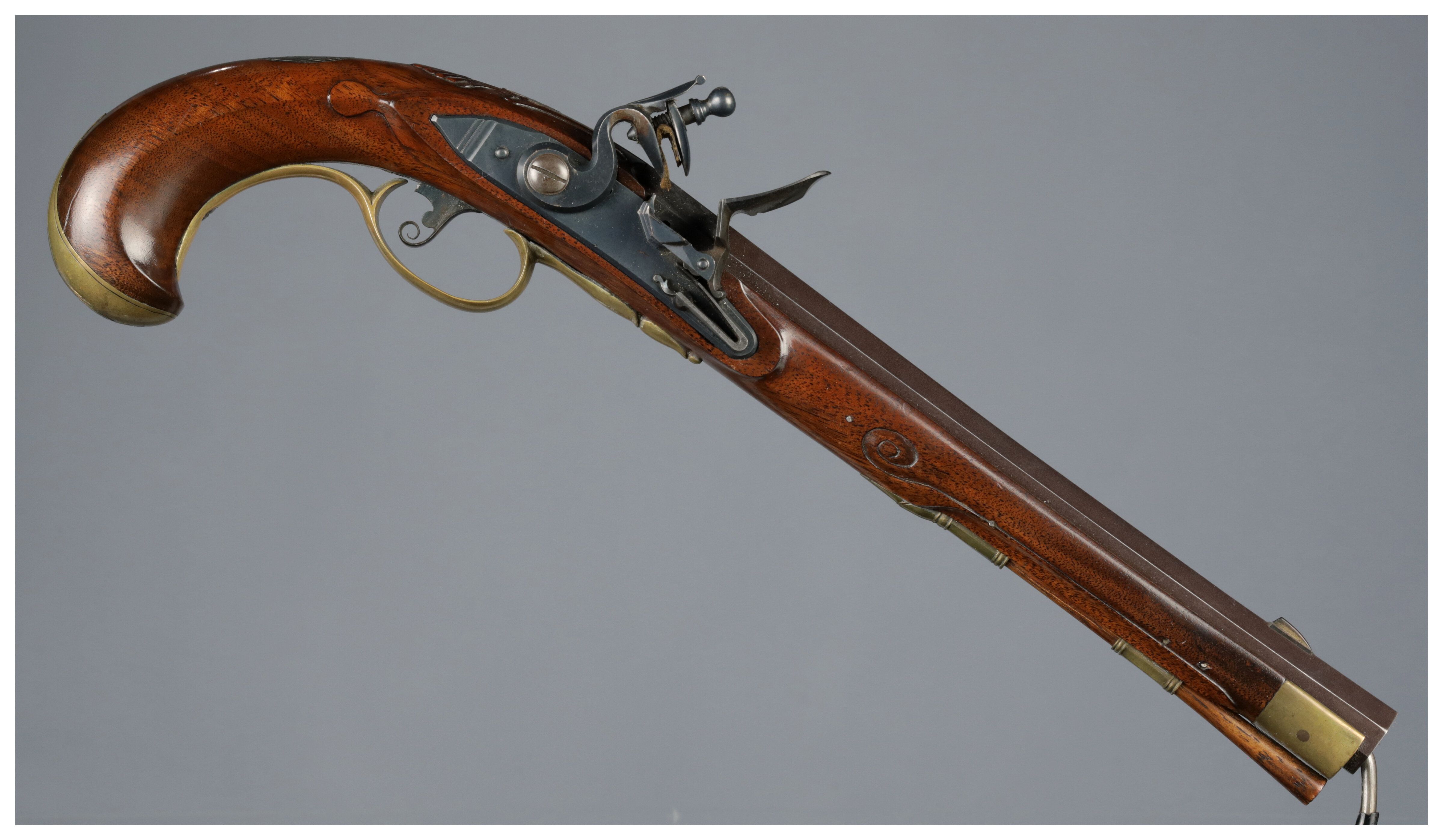 Tom Strohfeldt Contemporary Flintlock Kentucky Pistol | Rock Island Auction