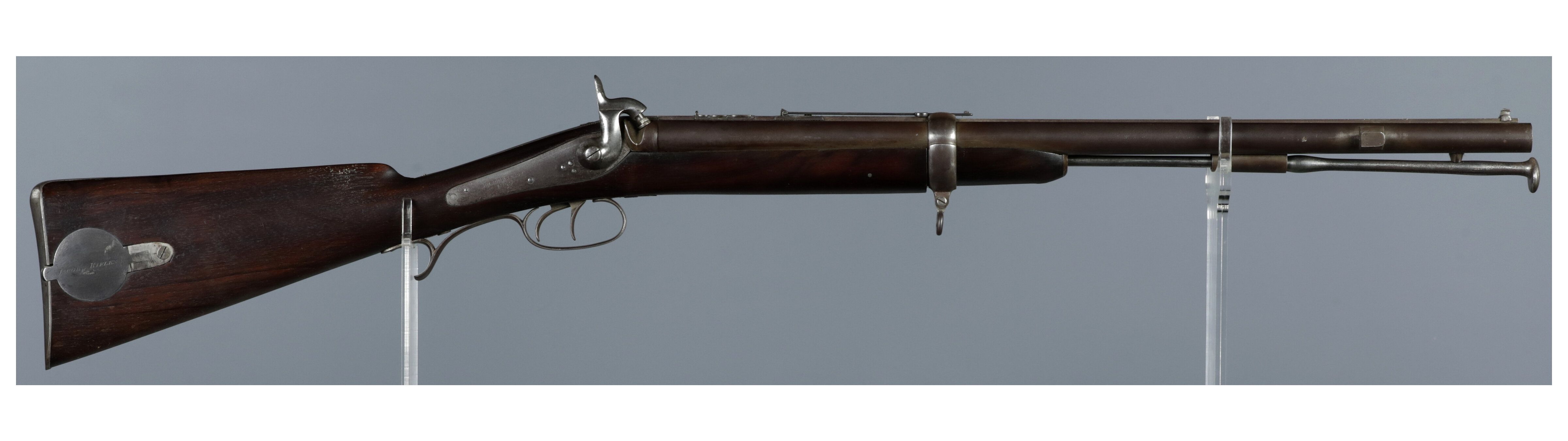Swinburn & Son Jacob's Double Barrel Percussion Rifle | Rock Island Auction