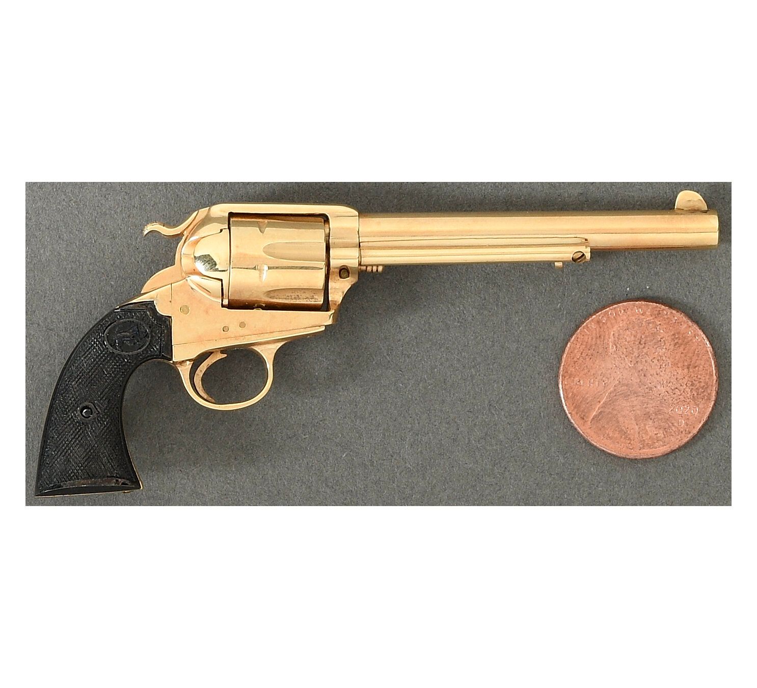 Alex Baez/Herschel Kopp 1/5 Scale Miniature Colt Bisley Model | Rock Island Auction