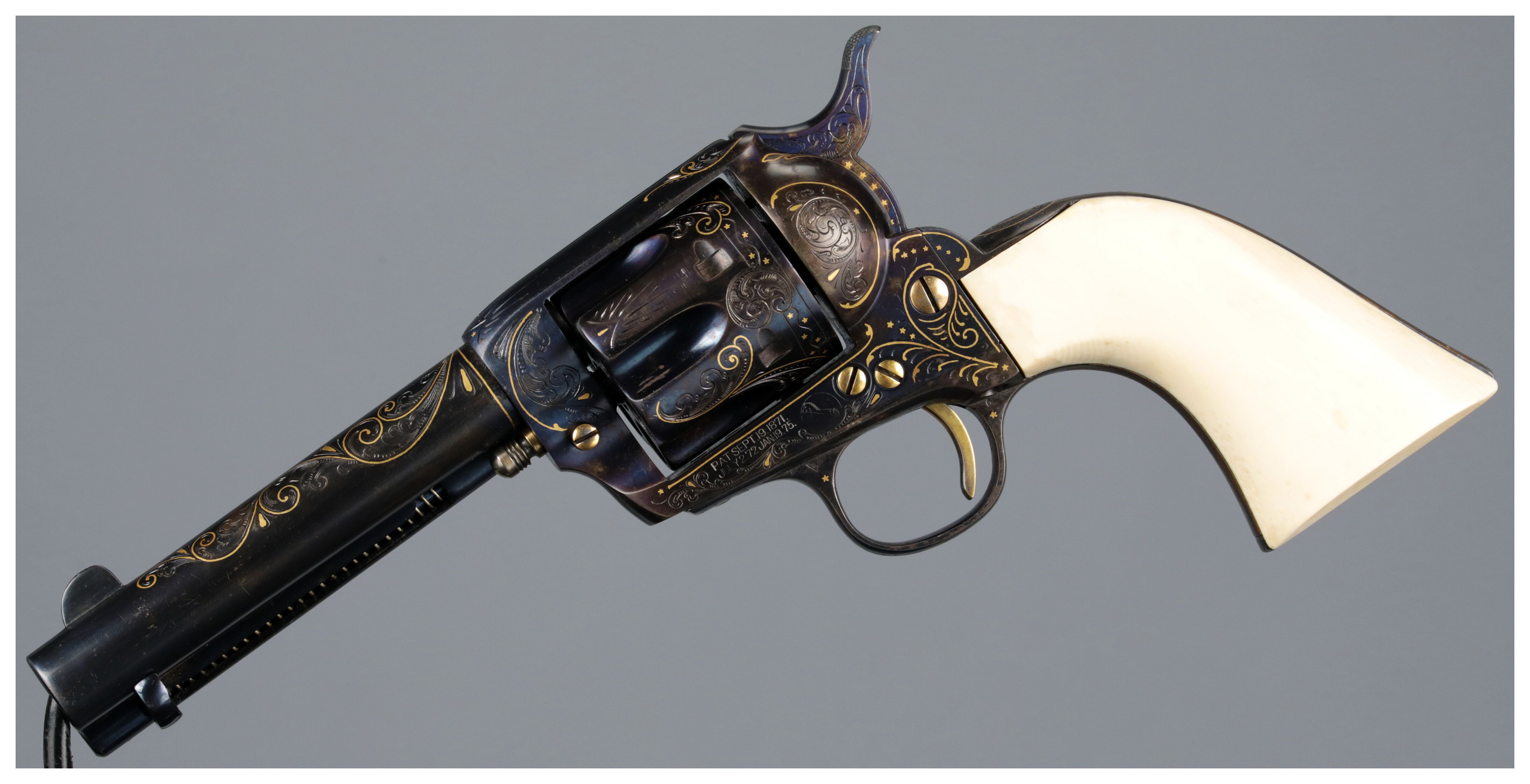Pursley Engraved Colt Single Action Army Revolver | Rock Island Auction
