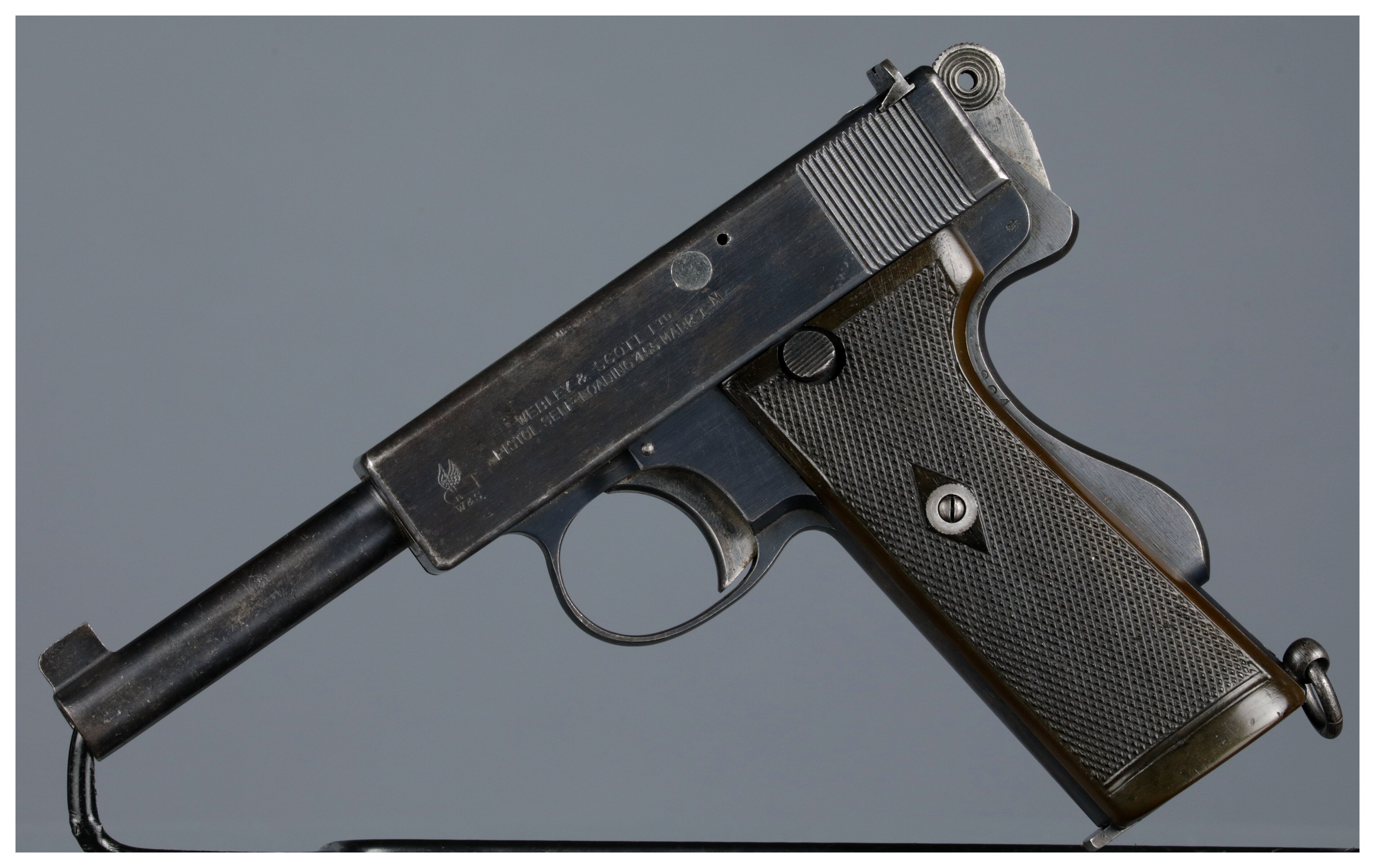 Webley & Scott Mark I Navy Self-Loading Pistol | Rock Island Auction