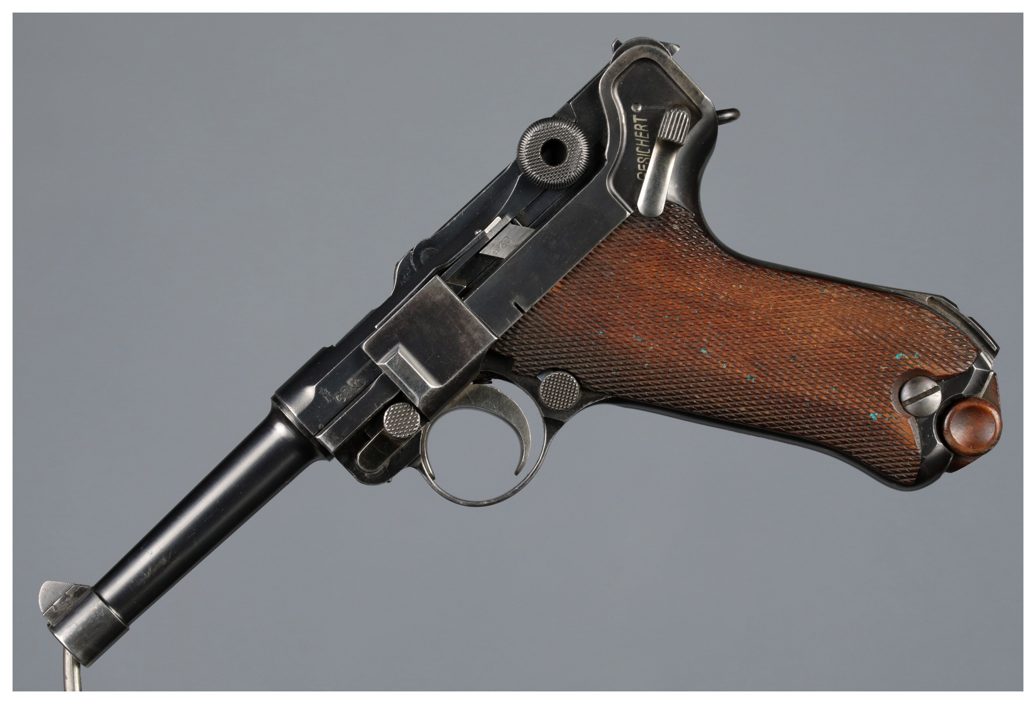 German "Sneak" Police Marked Luger Pistol with Matching Holster | Rock ...