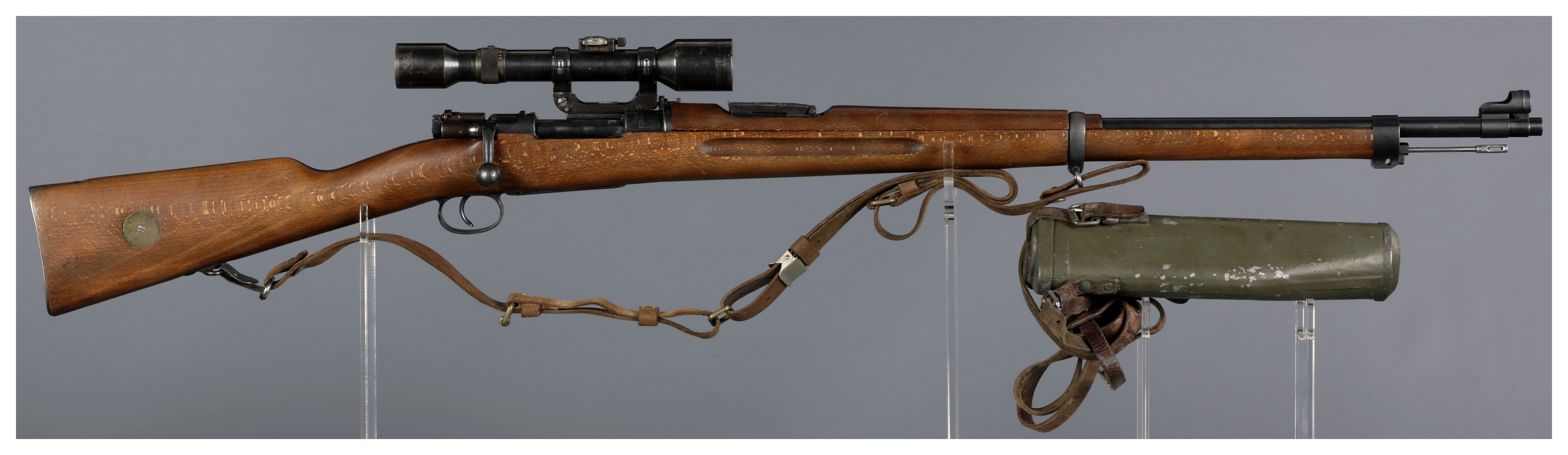 Swedish Carl Gustaf Mauser Model 1896 Bolt Action Sniper Rifle | Rock ...