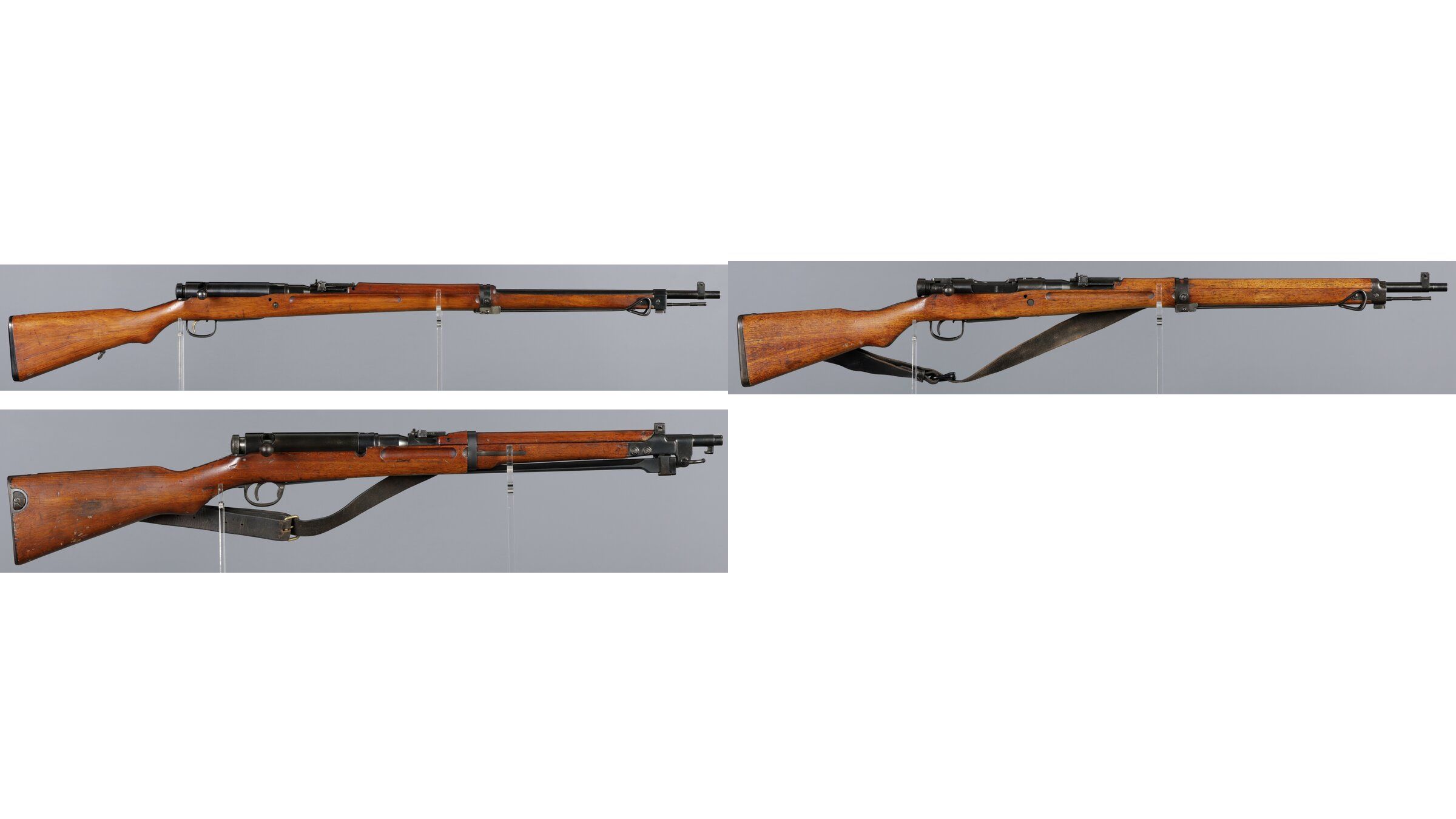 Three Japanese Arisaka Bolt Action Military Rifles | Rock Island Auction