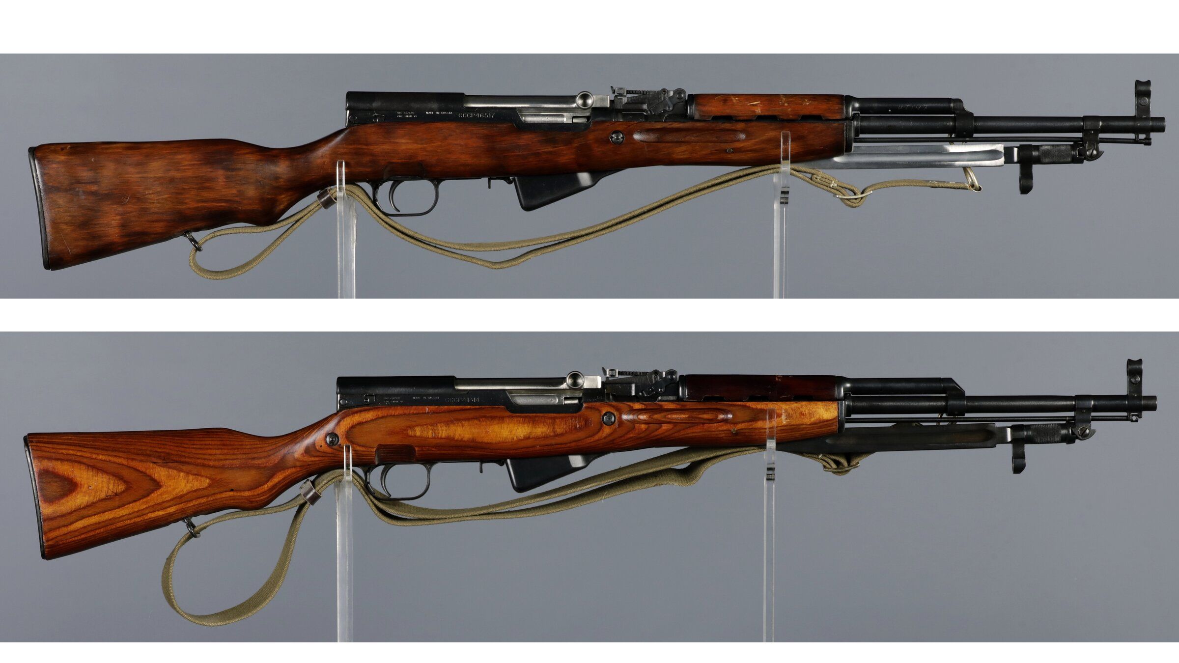 Two Soviet Tula Arsenal SKS Semi-Automatic Rifles | Rock Island Auction