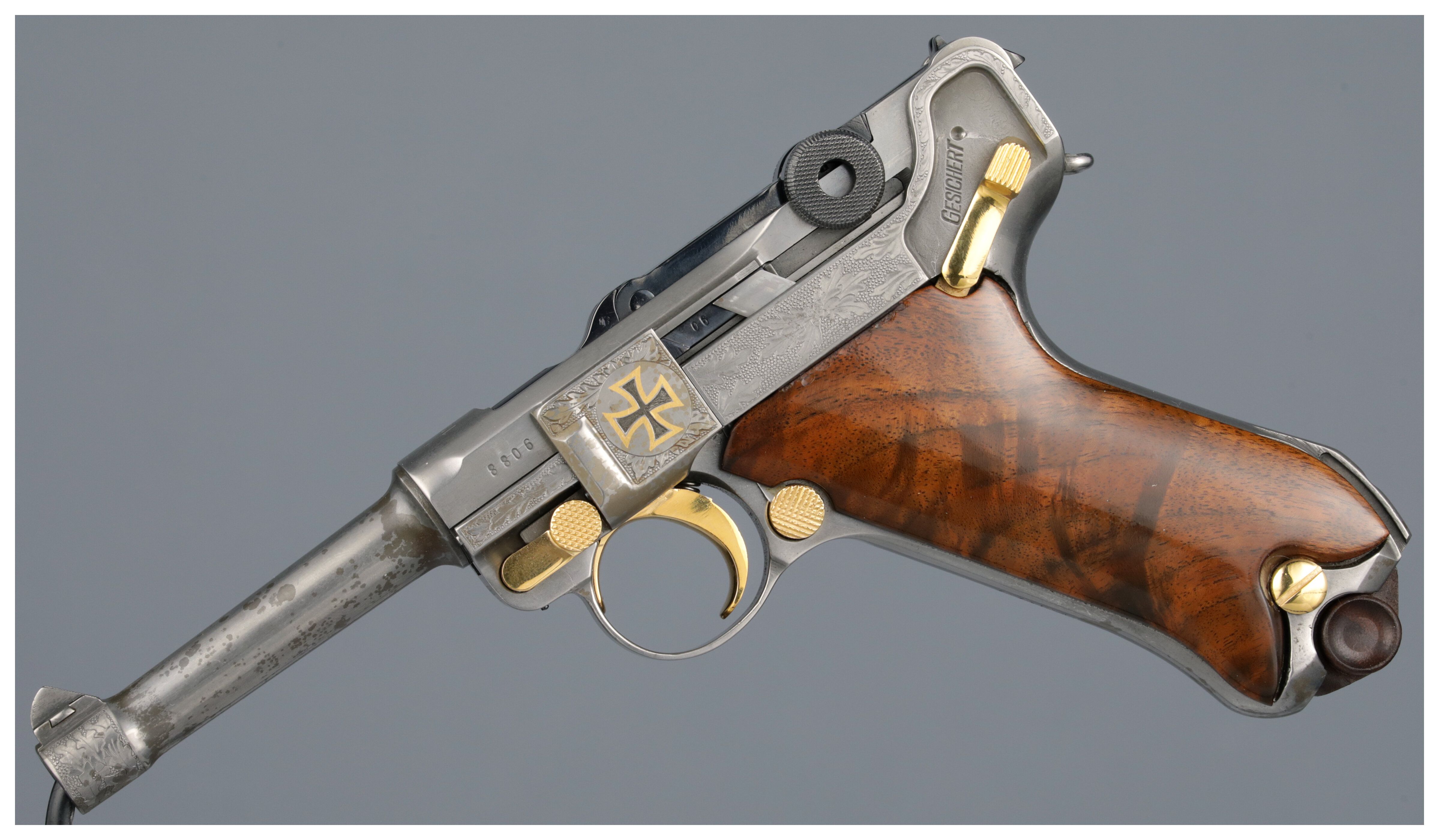 American Historical Foundation "Iron Cross" Luger Pistol | Rock Island ...