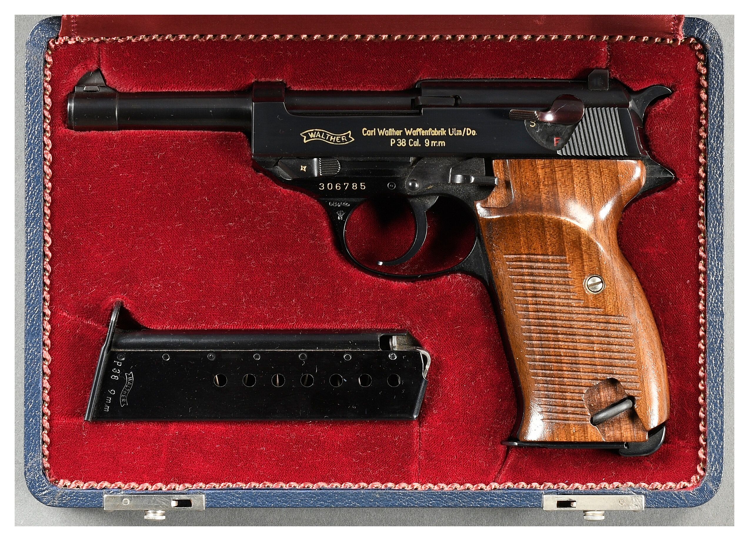Walther/Interarms Model P.38 Pistol with Case | Rock Island Auction