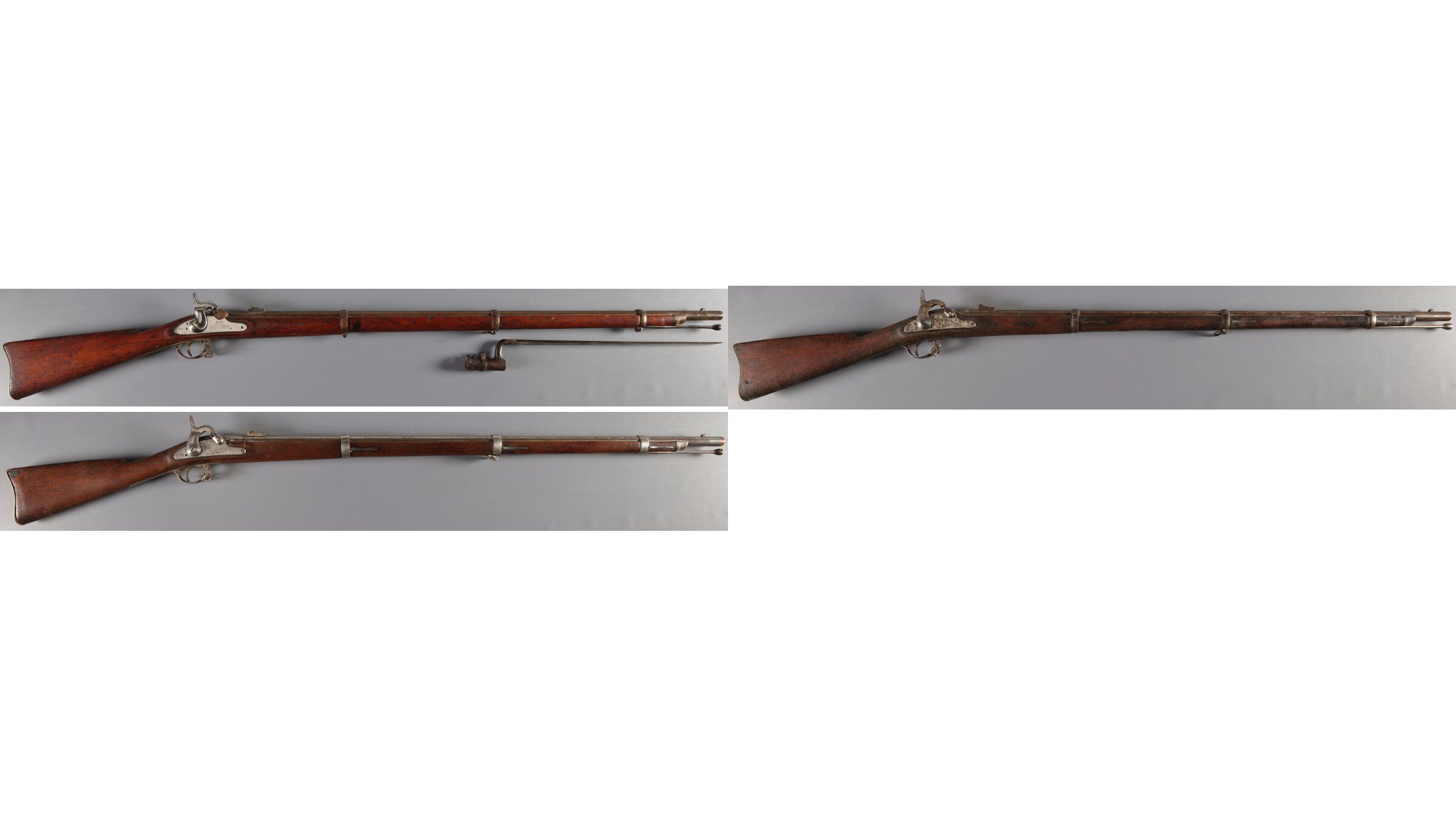 Three Civil War U.S. Percussion Rifle-Muskets | Rock Island Auction