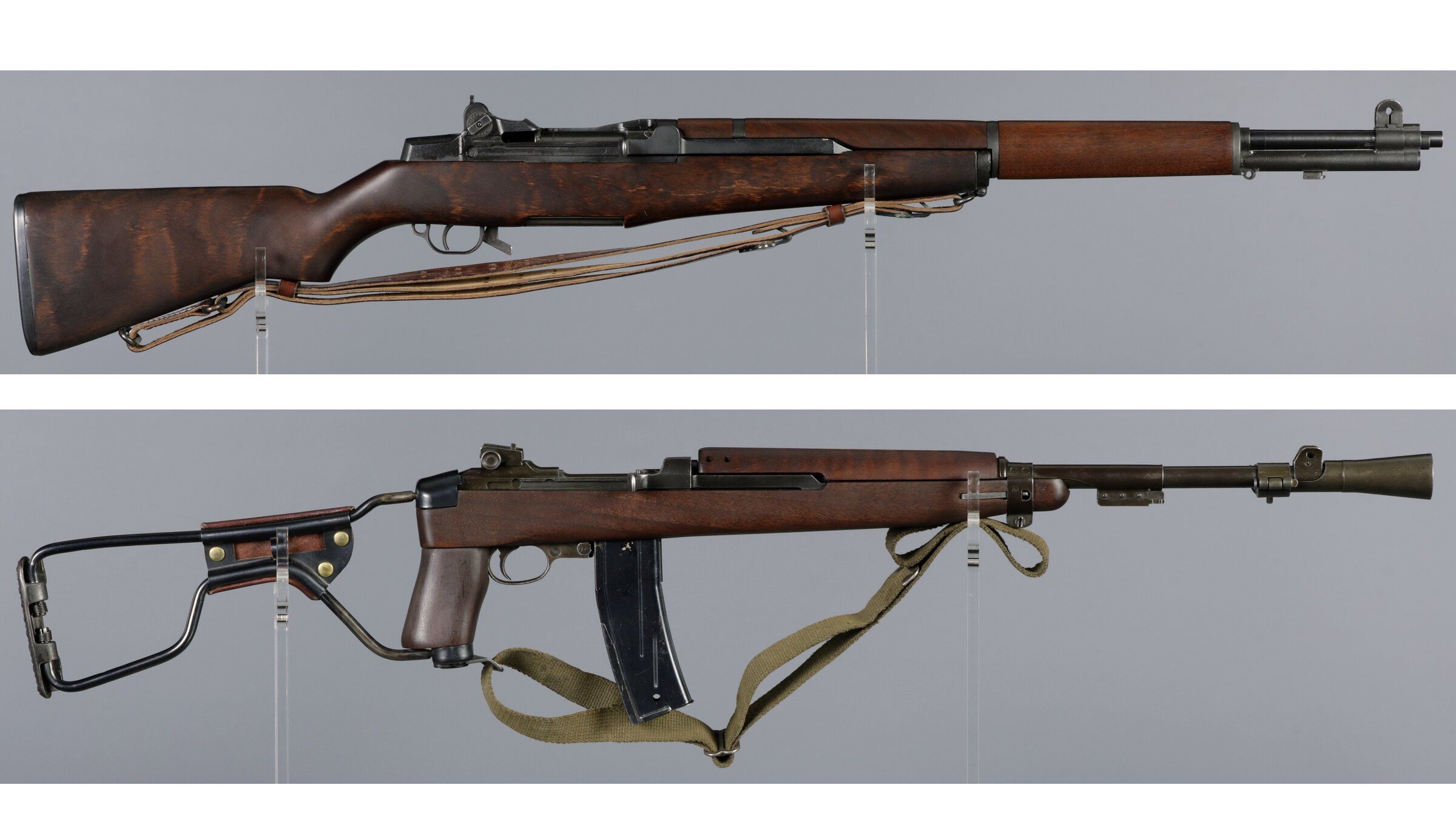 Two U.S. Military Semi-Automatic Long Guns | Rock Island Auction