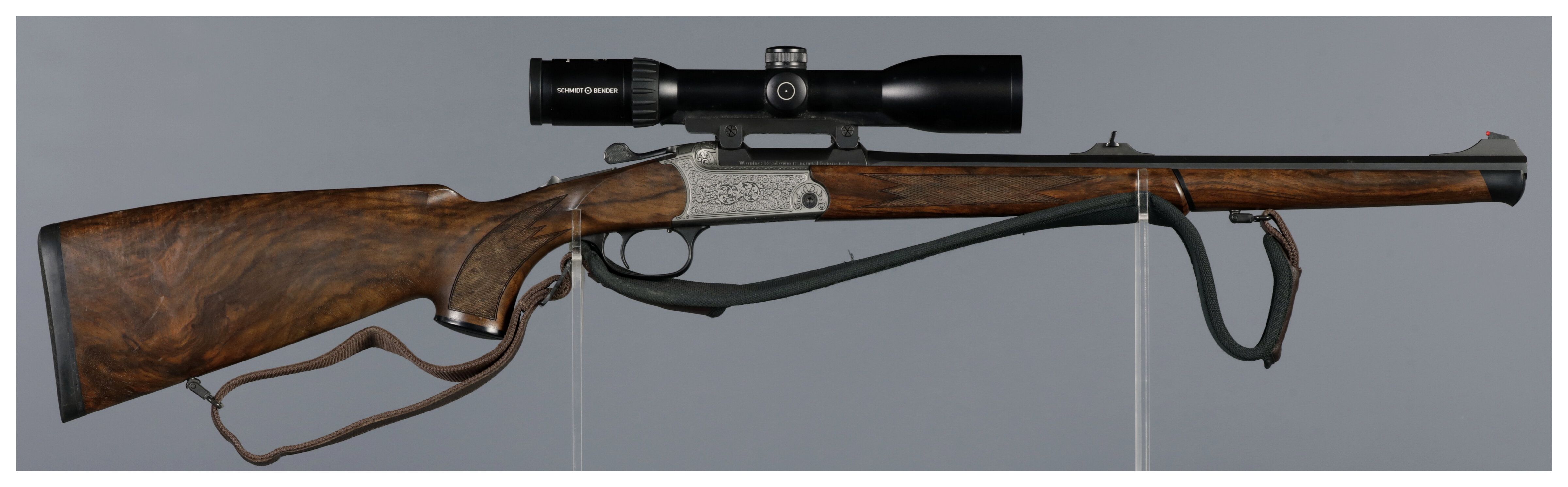 Blaser Model K95 Luxus Stutzen with Schmidt & Bender Scope | Rock Island Auction