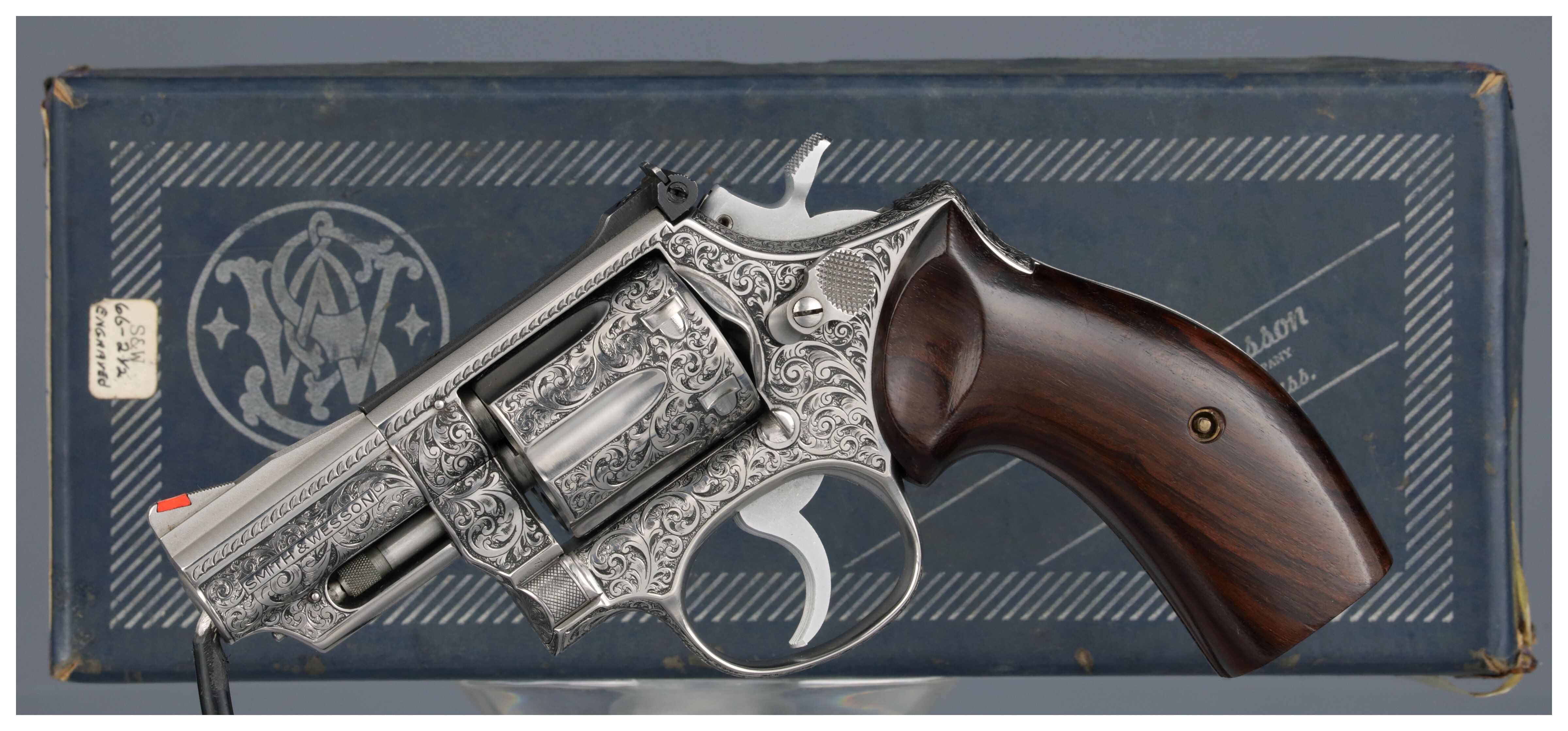 Engraved Smith & Wesson Model 66 Double Action Revolver | Rock Island ...