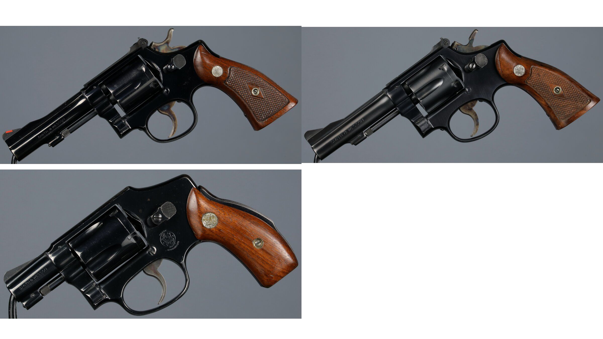Three Smith & Wesson Double Action Revolvers | Rock Island Auction