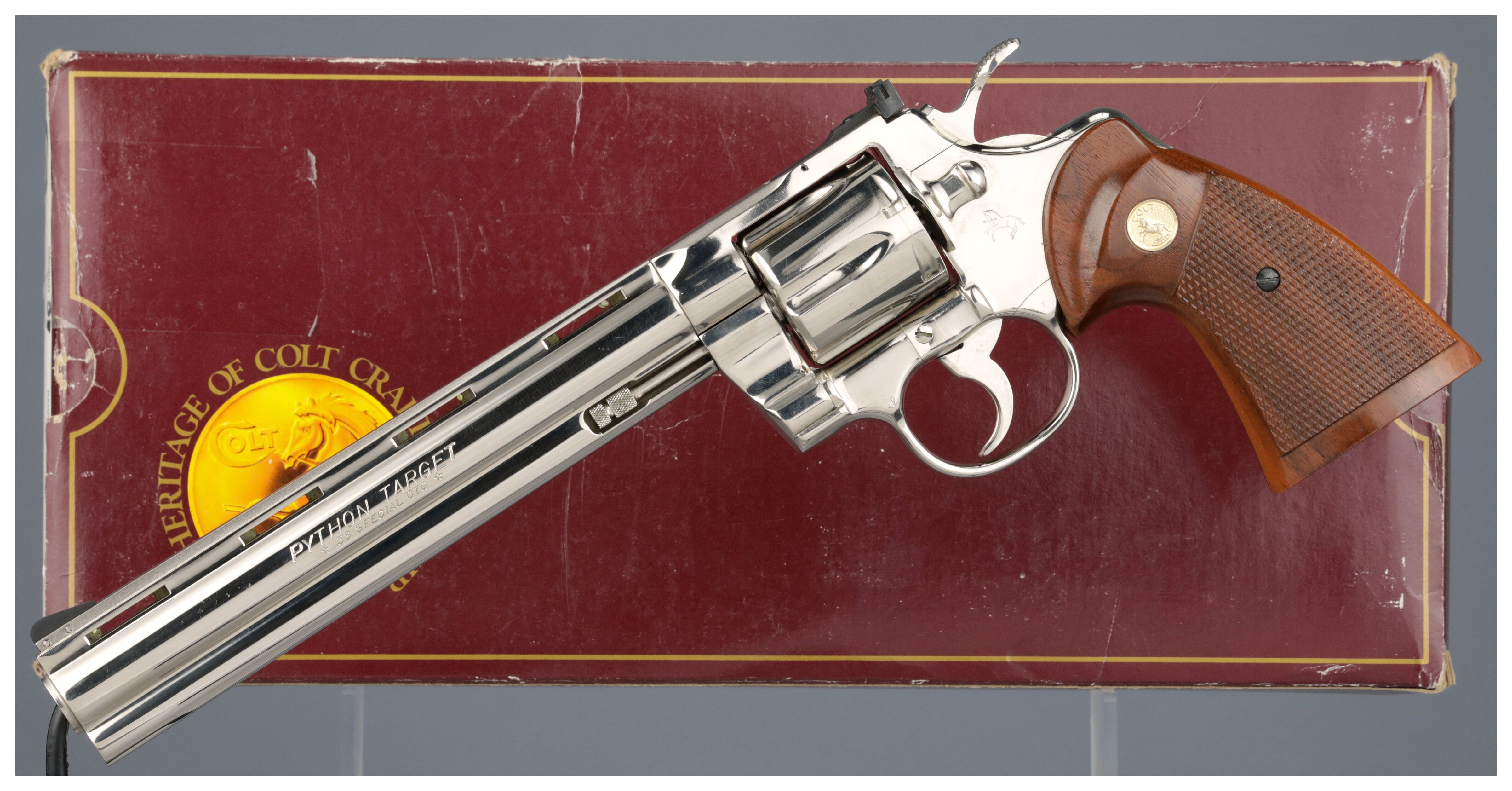 Colt Python Target Double Action Revolver with Box | Rock Island Auction