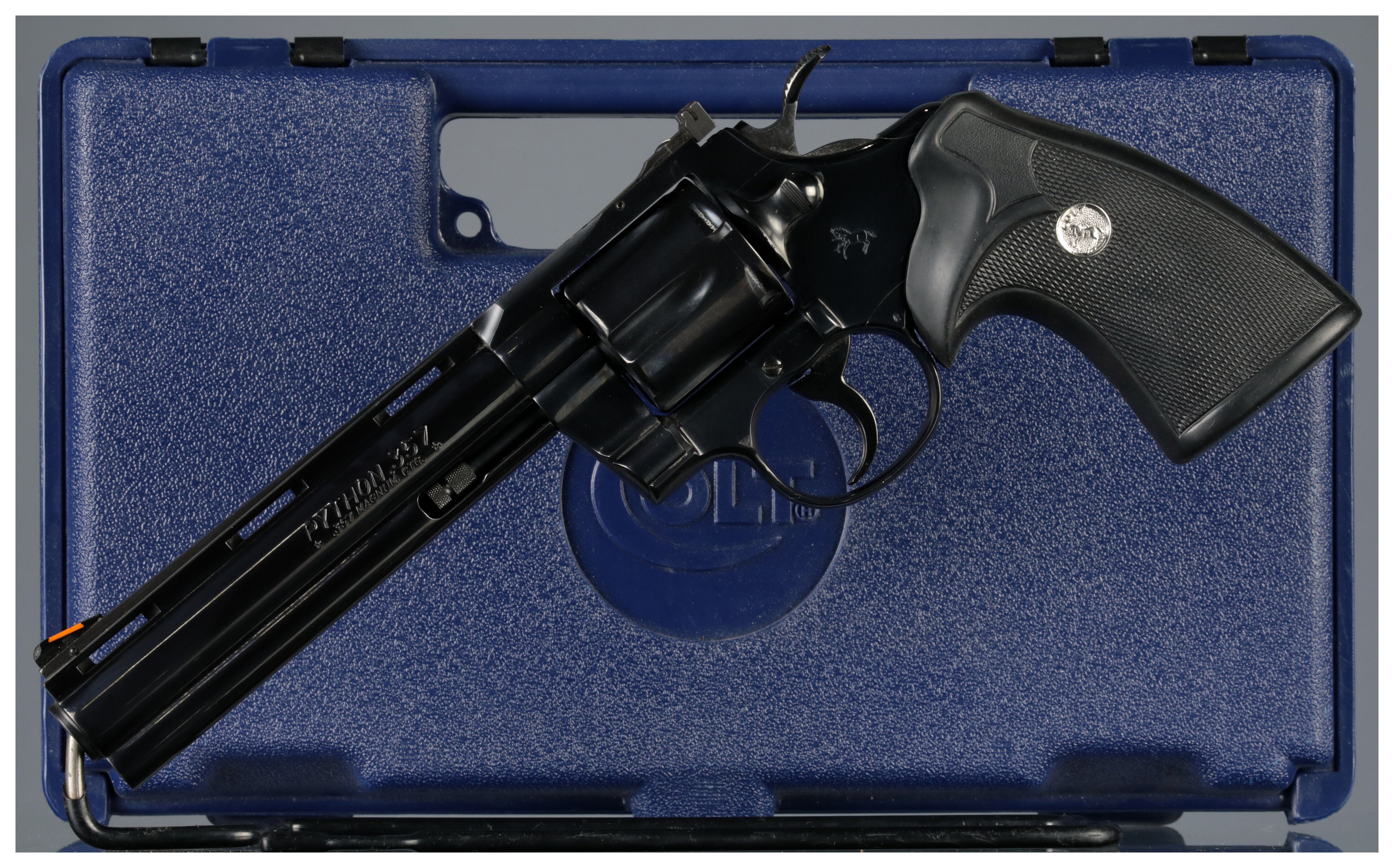 Colt Python Double Action Revolver with Scope and Case | Rock Island ...