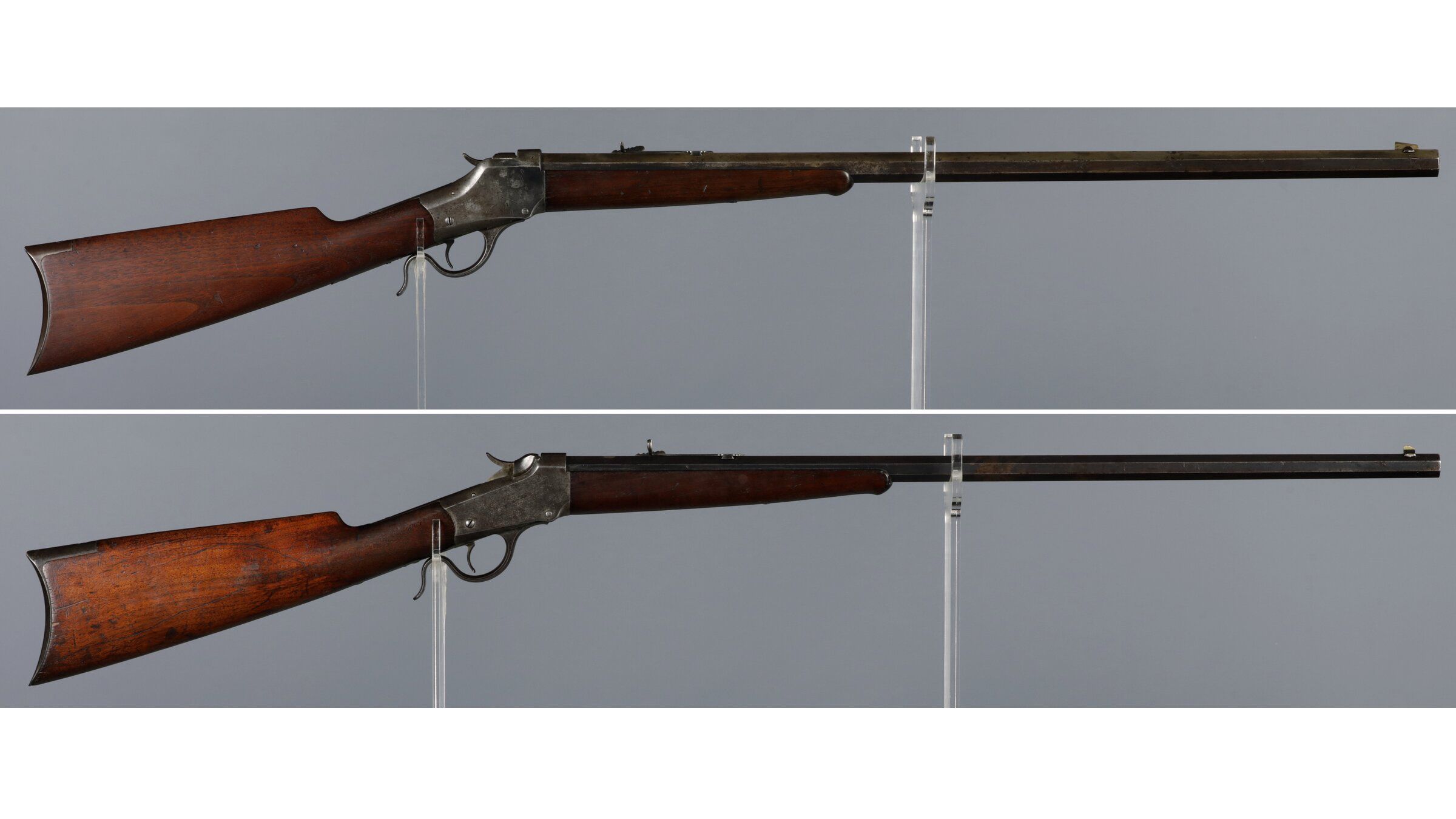 Two Winchester Model 1885 Falling Block Rifles | Rock Island Auction