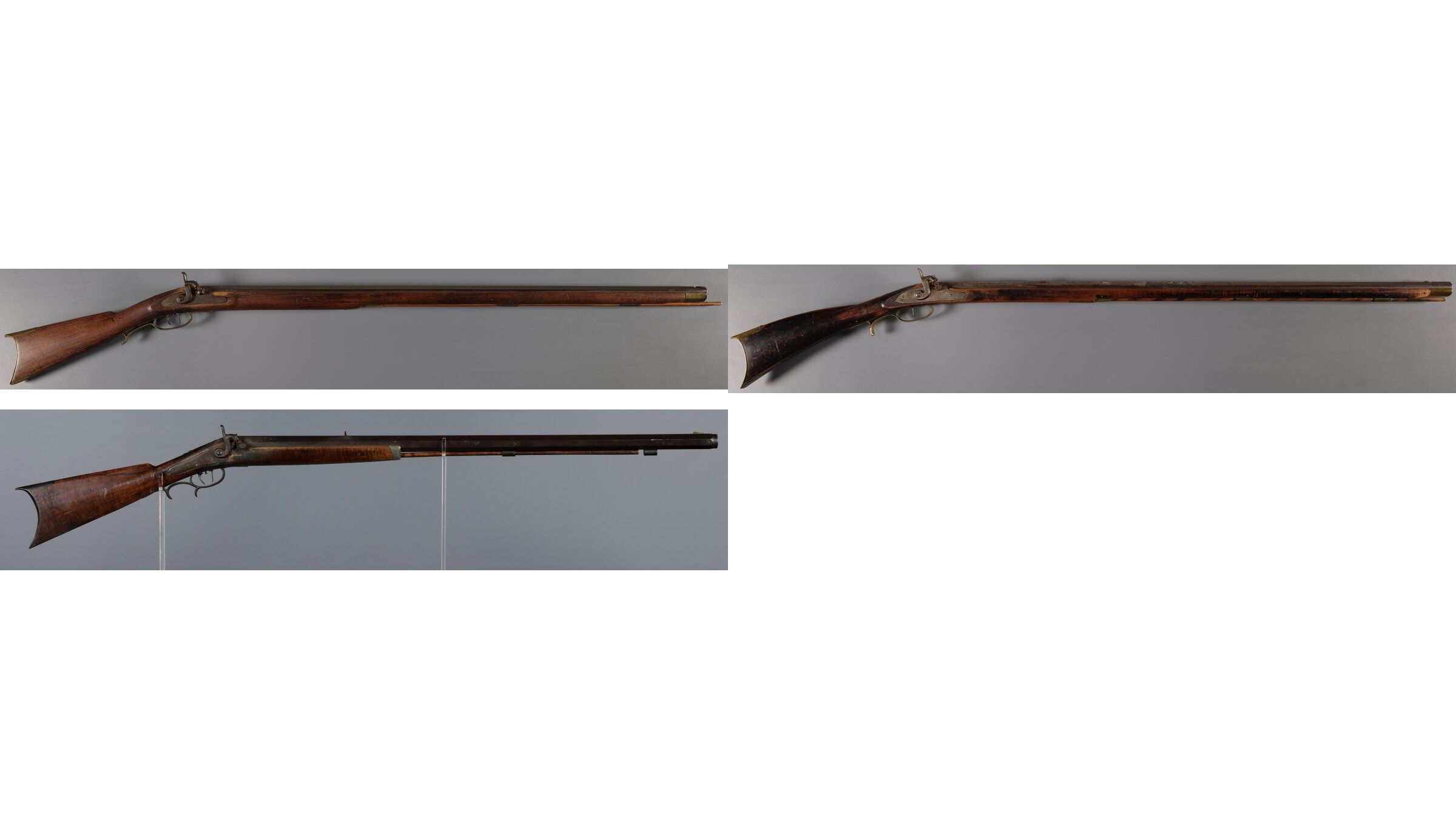 Three American Percussion Rifles | Rock Island Auction