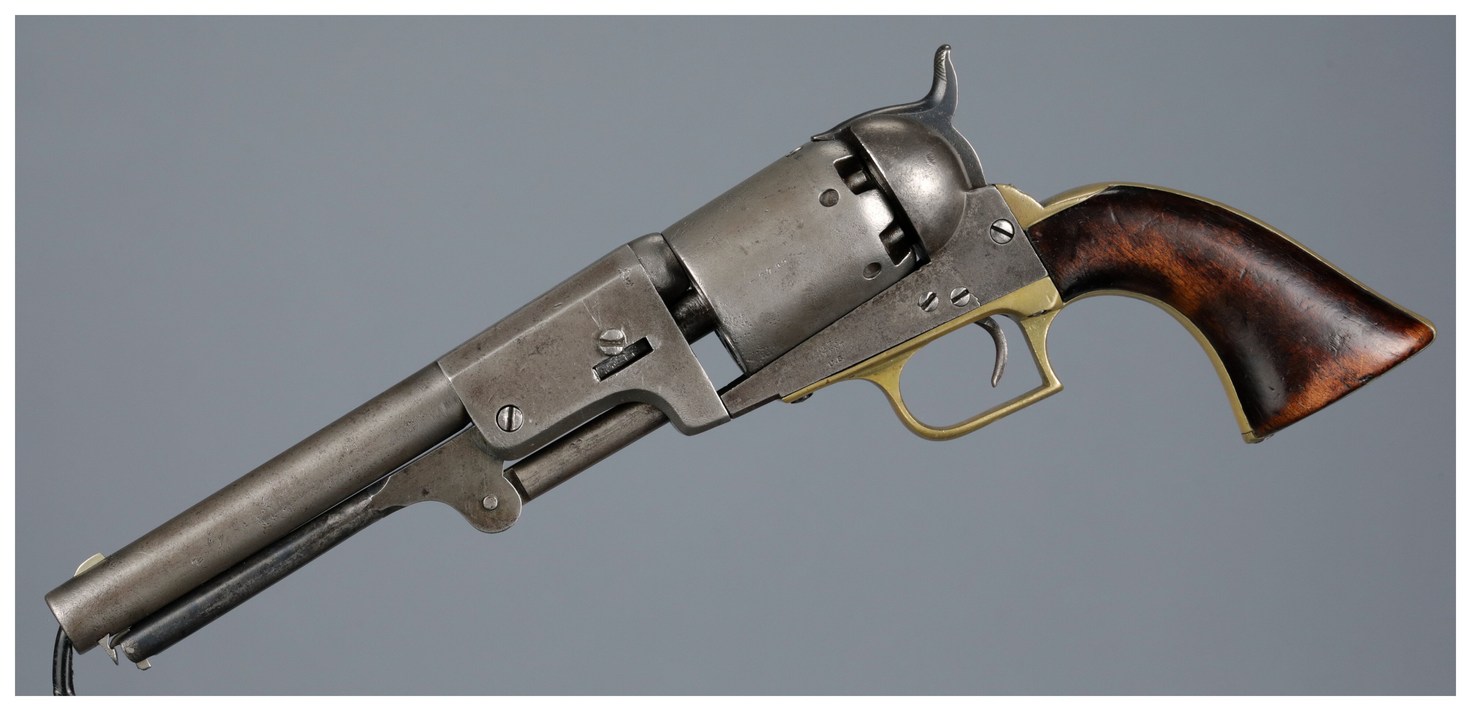 Colt Second Contract Fluck Dragoon Percussion Revolver | Rock Island ...